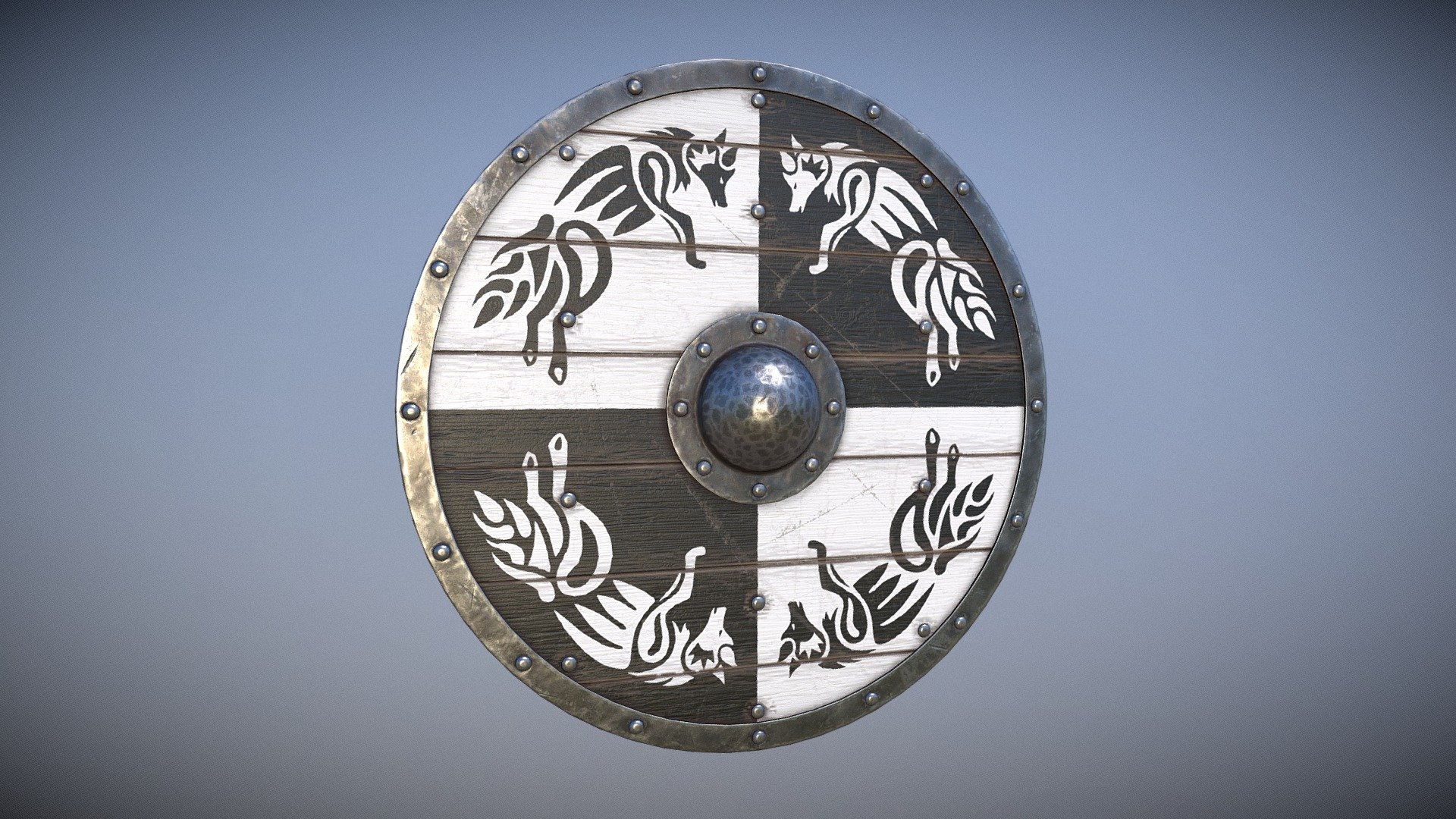 Viking Shield 30 - Buy Royalty Free 3D model by Don_Falcone [bd64bd1 ...