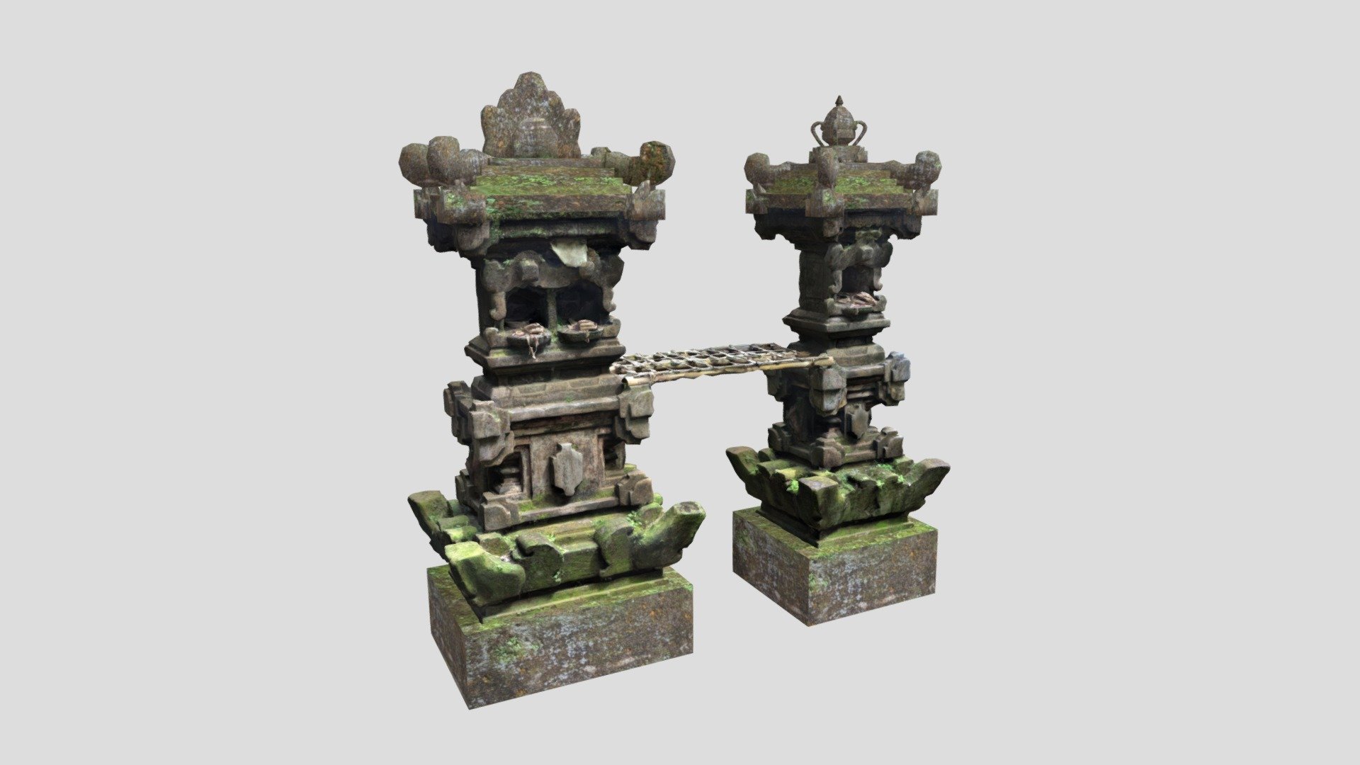 Pelinggih Rong Kalih dan Sedan Penglurah Agung - Download Free 3D model ...