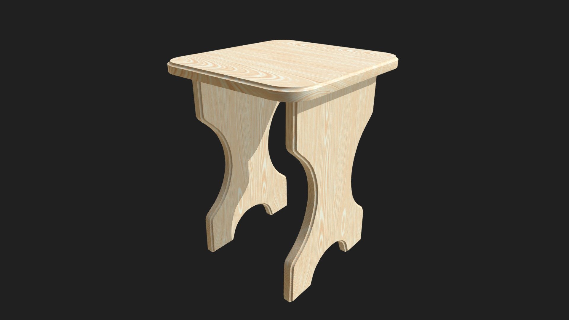 Stool - 3D model by dlexat [bd65920] - Sketchfab