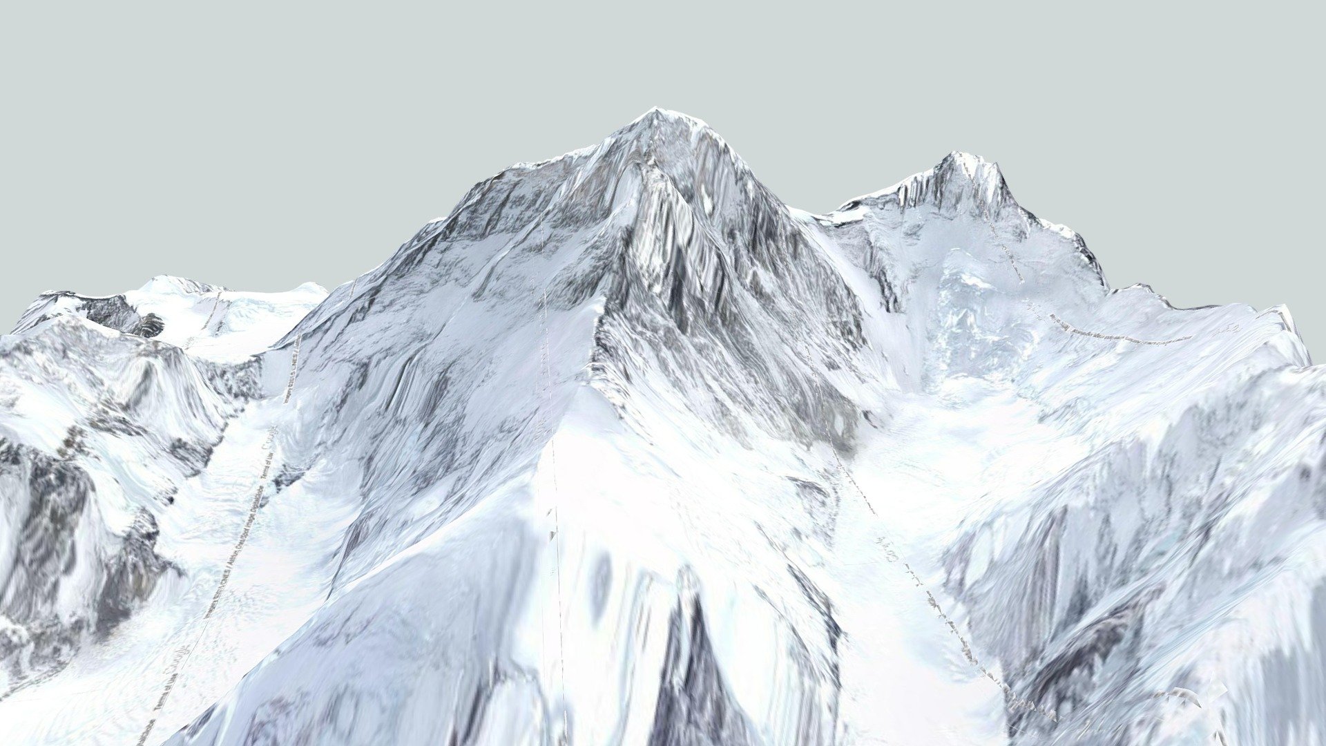 Mt. Everest - 3D model by designerDad [bd68a19] - Sketchfab