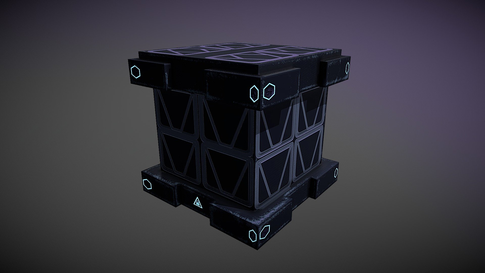 Sci-Fi Crate - 3D model by Plureon (@Tusker99) [bd6a08d] - Sketchfab