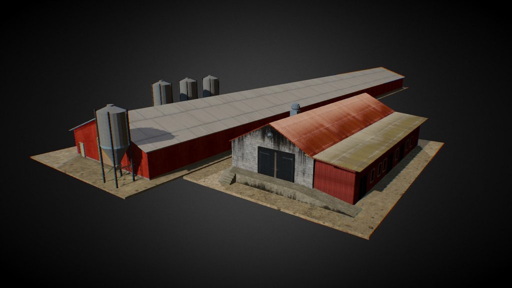 Farm - 3D model by dragonpixel [bd6a4e5] - Sketchfab