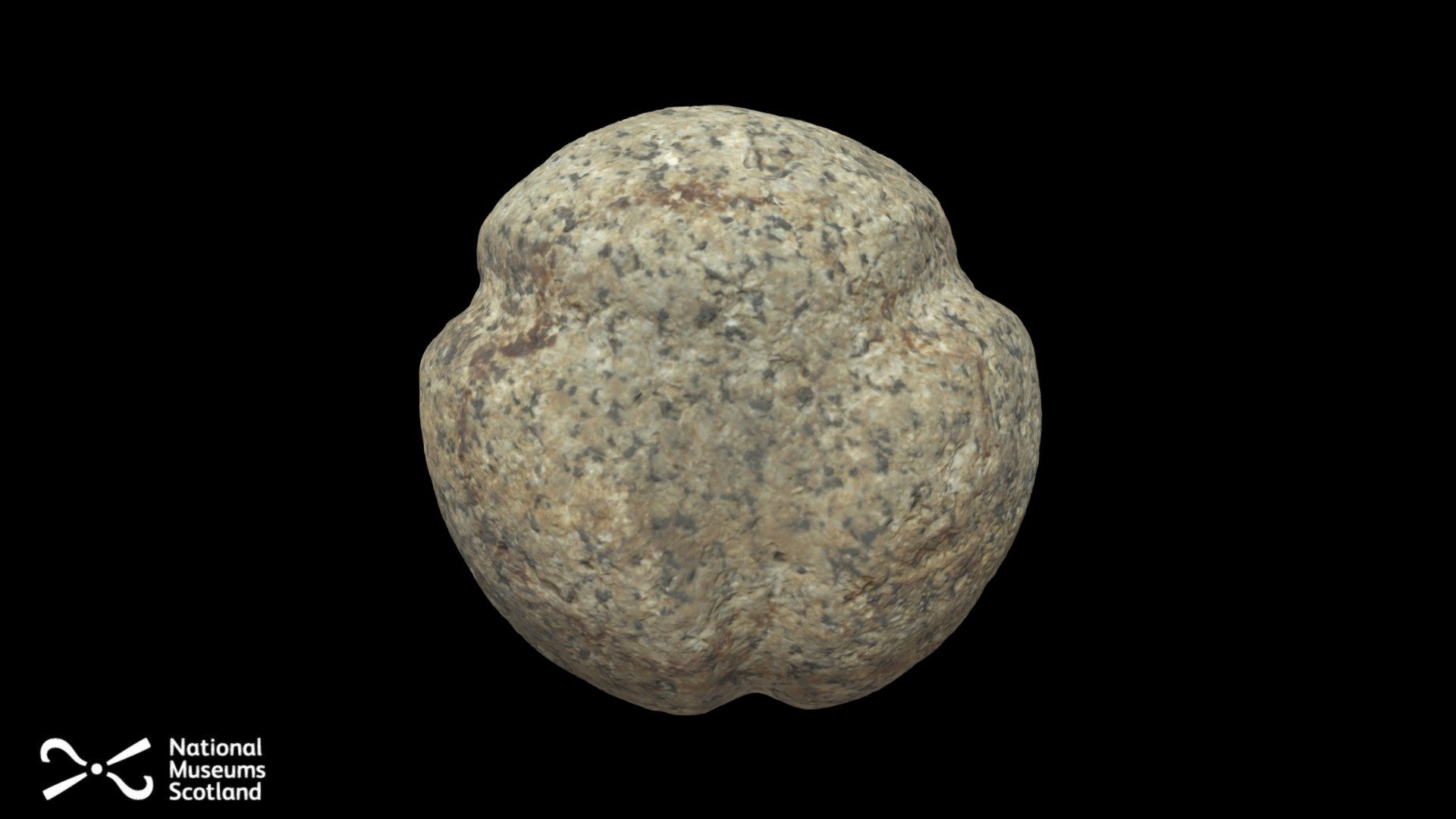 Four-knob carved stone ball, Scotland - 3D model by National Museums ...