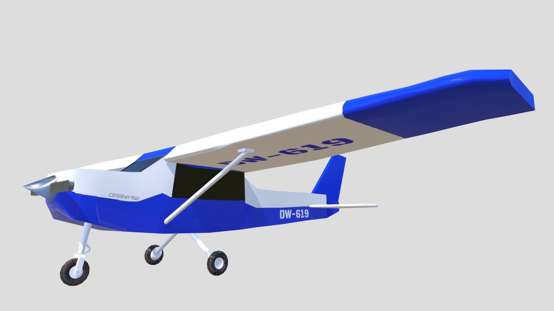 Cessna_152_Custom - 3D model by dwaller2018 [bd6b958] - Sketchfab