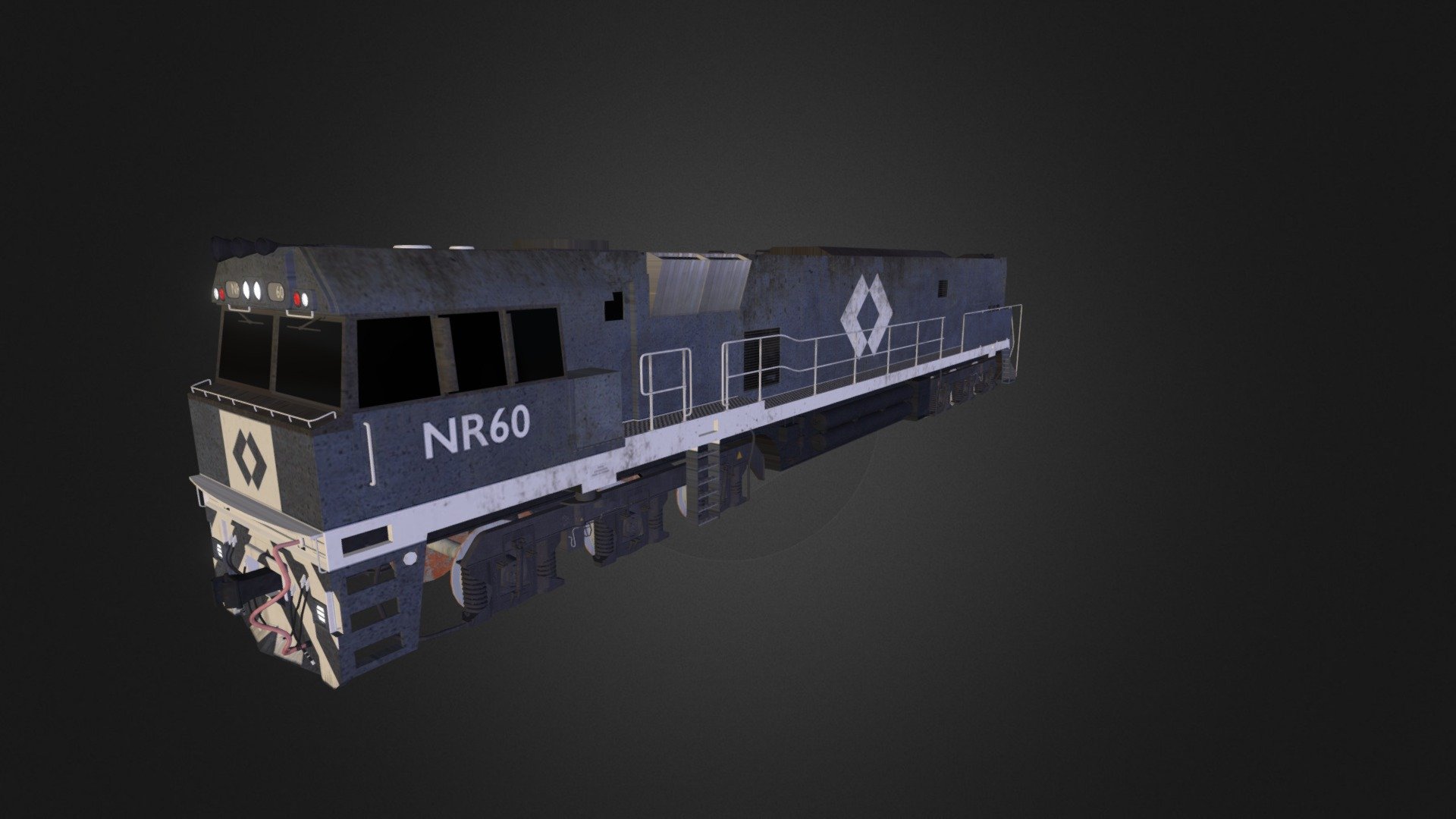 NR60 Freight train - 3D model by KangaroOz 3D (@KangaroOz-3D) [bd6be81 ...