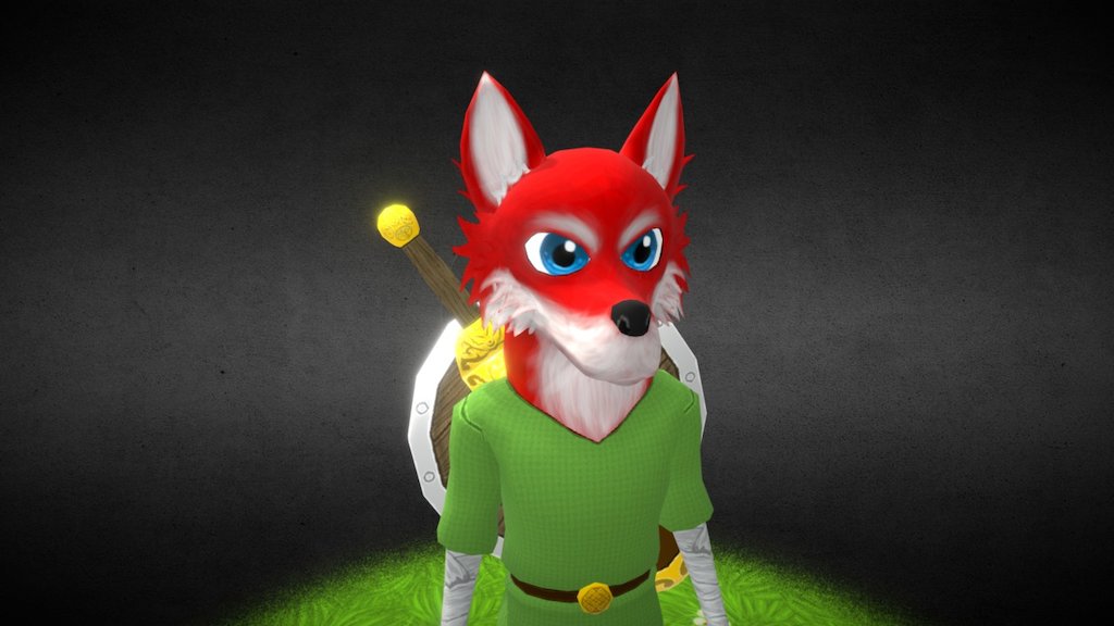 Raed the wolf - 3D model by Raul B. Gutierrez (@RaulBartolomeiGutierrez ...