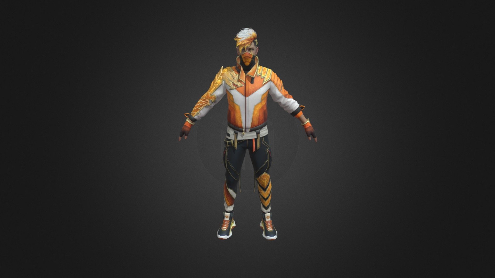 freefire new male 3d model by pace gaming - Download Free 3D model by ...