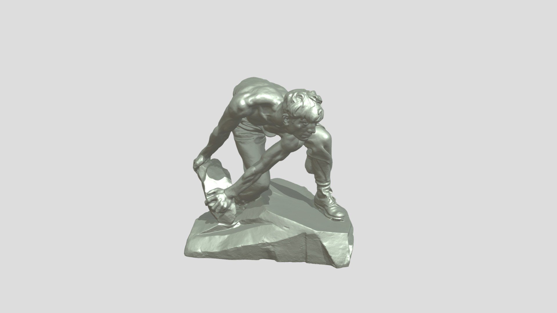 Bronze sculpture - Download Free 3D model by 1-3D.com [bd6ceff] - Sketchfab
