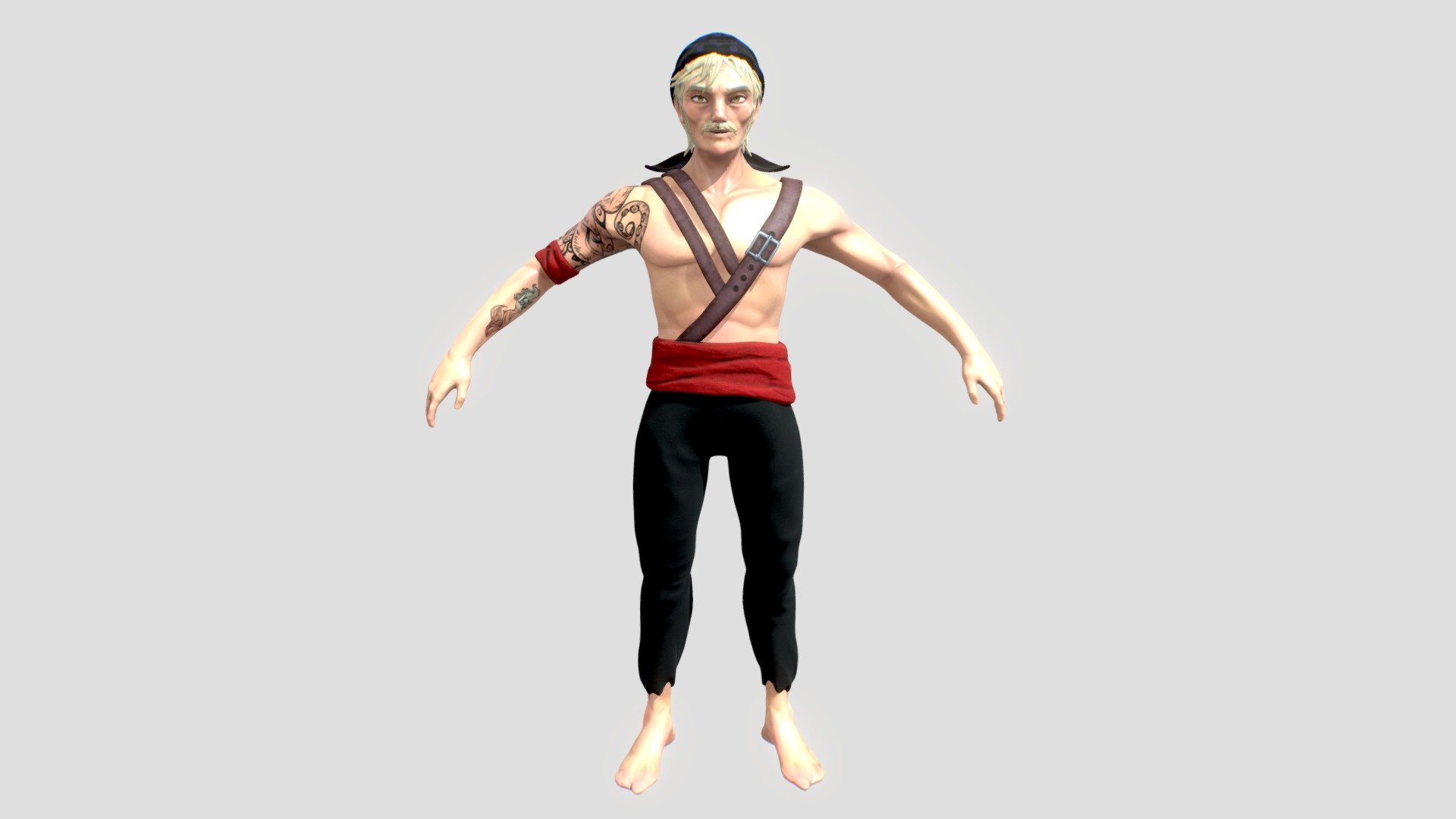 Ptolomeo – Pirate version - 3D model by laraoriza [bd6e5fc] - Sketchfab