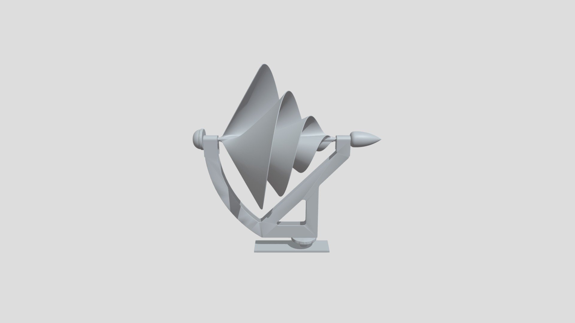 Archimedes Wind Turbine - Download Free 3D model by zzulhairi5 [bd6e893] - Sketchfab