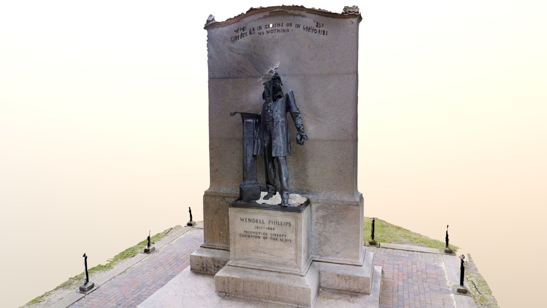 Wendell Phillips Monument - Buy Royalty Free 3D model by HistoryView ...