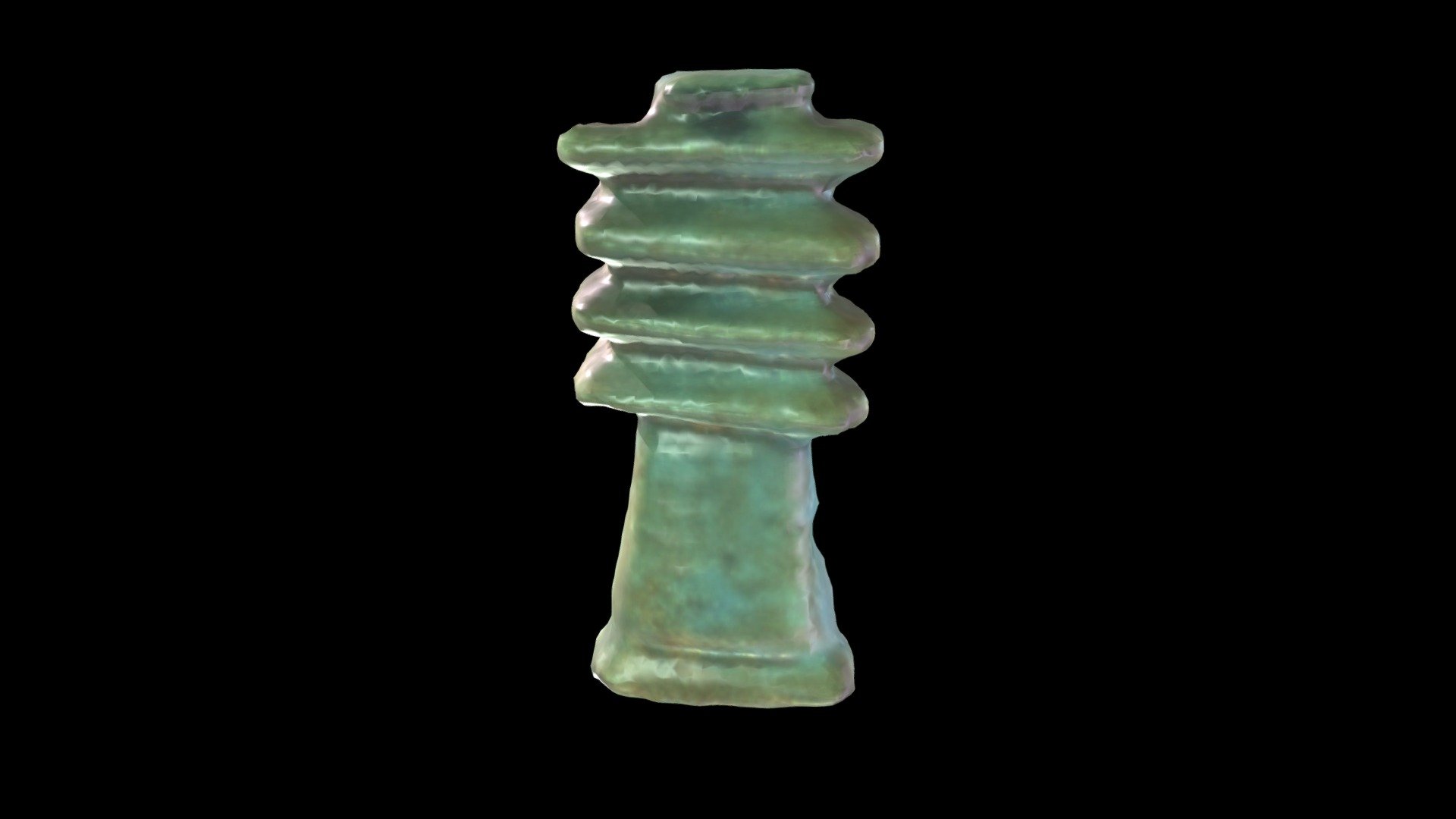 Djed Column Amulet - 3D model by Harvard Museum of the Ancient Near ...