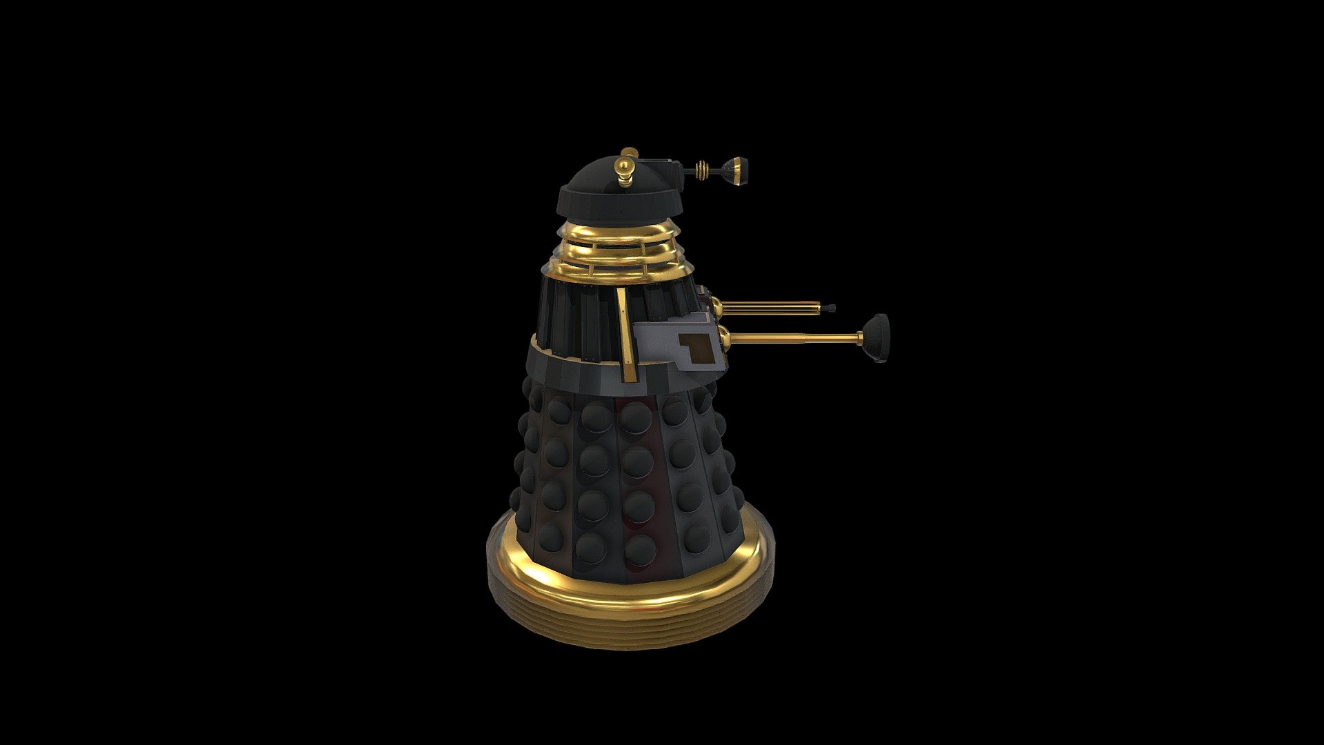 dalek - 3D model by nilspapin [bd708b1] - Sketchfab