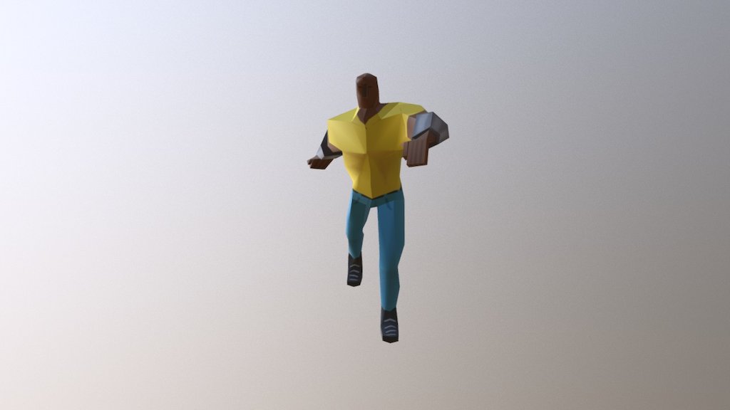 Luke Cage - 3D model by leonor [bd71f29] - Sketchfab