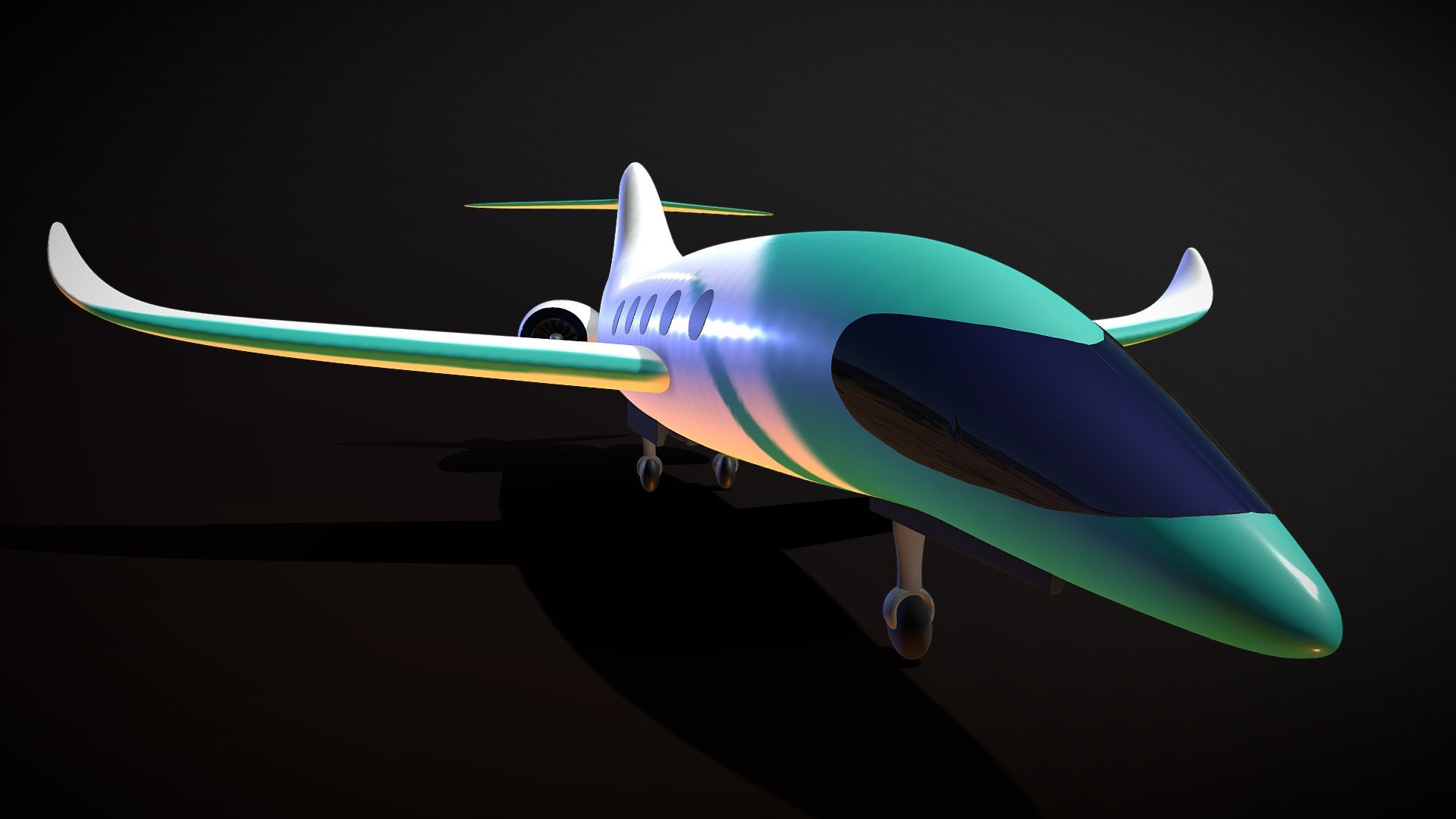 Airplane 3D Model - Buy Royalty Free 3D model by Gabriel Diego ...