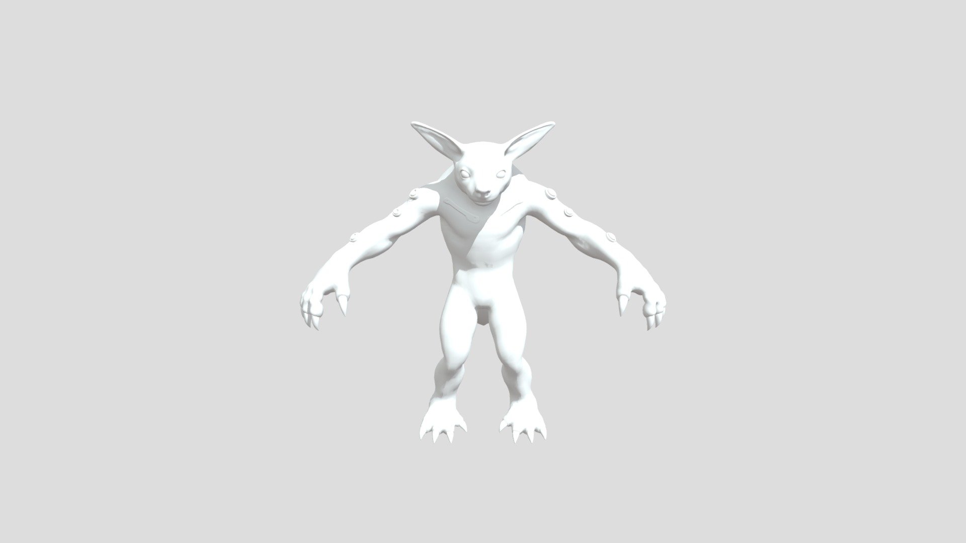 Scary-catcreature - Download Free 3D model by youngblinky [bd75cb8 ...