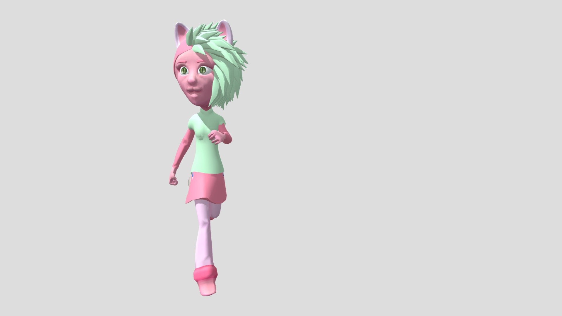 Cat Girl - 3D model by madison.worsham2011 [bd7693e] - Sketchfab