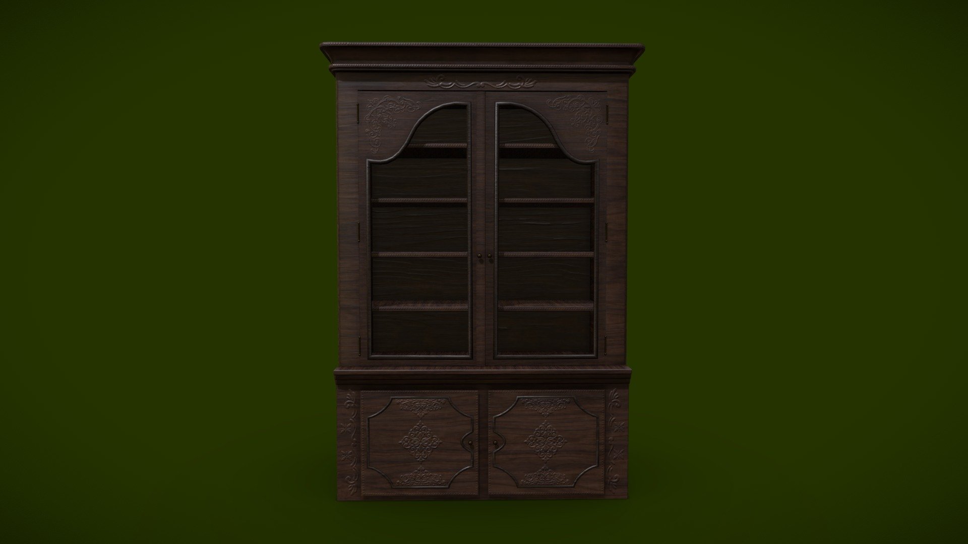 Classic Small Bookshelf - Buy Royalty Free 3D model by Robert Raicea ...