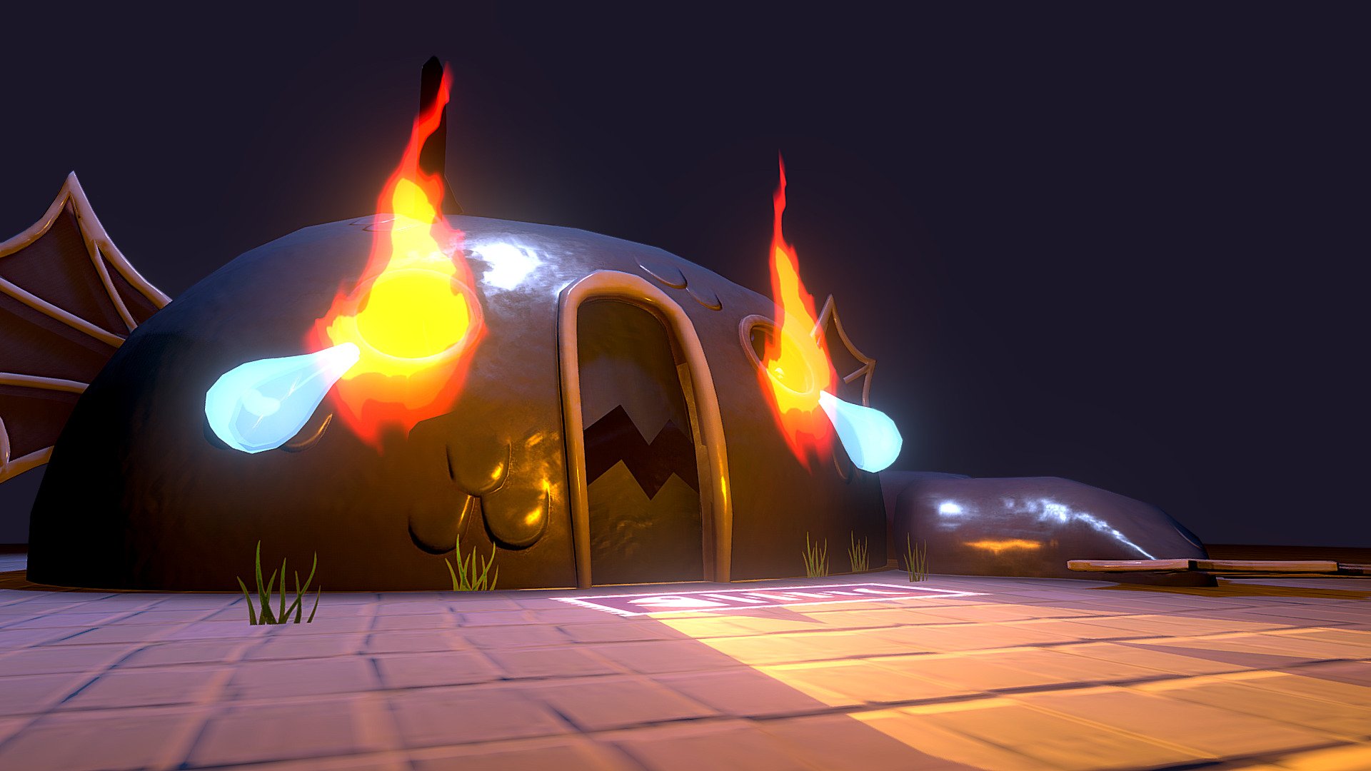 Undyne's House - 3D model by Sarah Jaby (@Yumeikko) [bd788bb] - Sketchfab