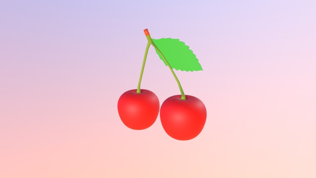 Cherries - 3D model by Jasonpete [bd7935c] - Sketchfab