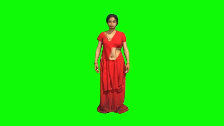 Saree 3D models - Sketchfab