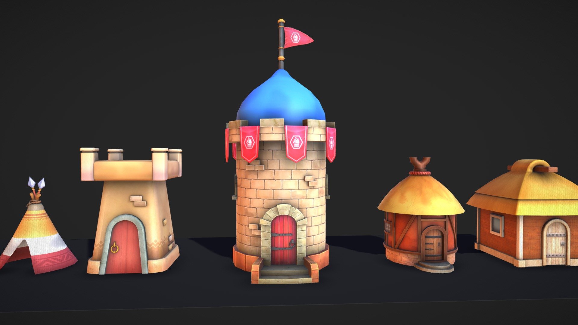 RTS Game Assets - Stylized - Buy Royalty Free 3D model by TGamesAssets ...
