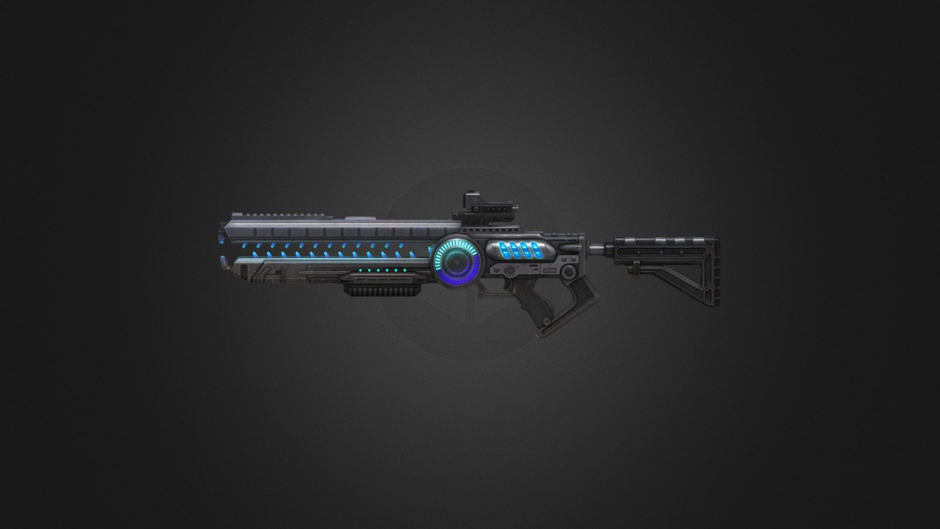 Plasma Rifle - 3D model by Dimac [bd7a8bd] - Sketchfab