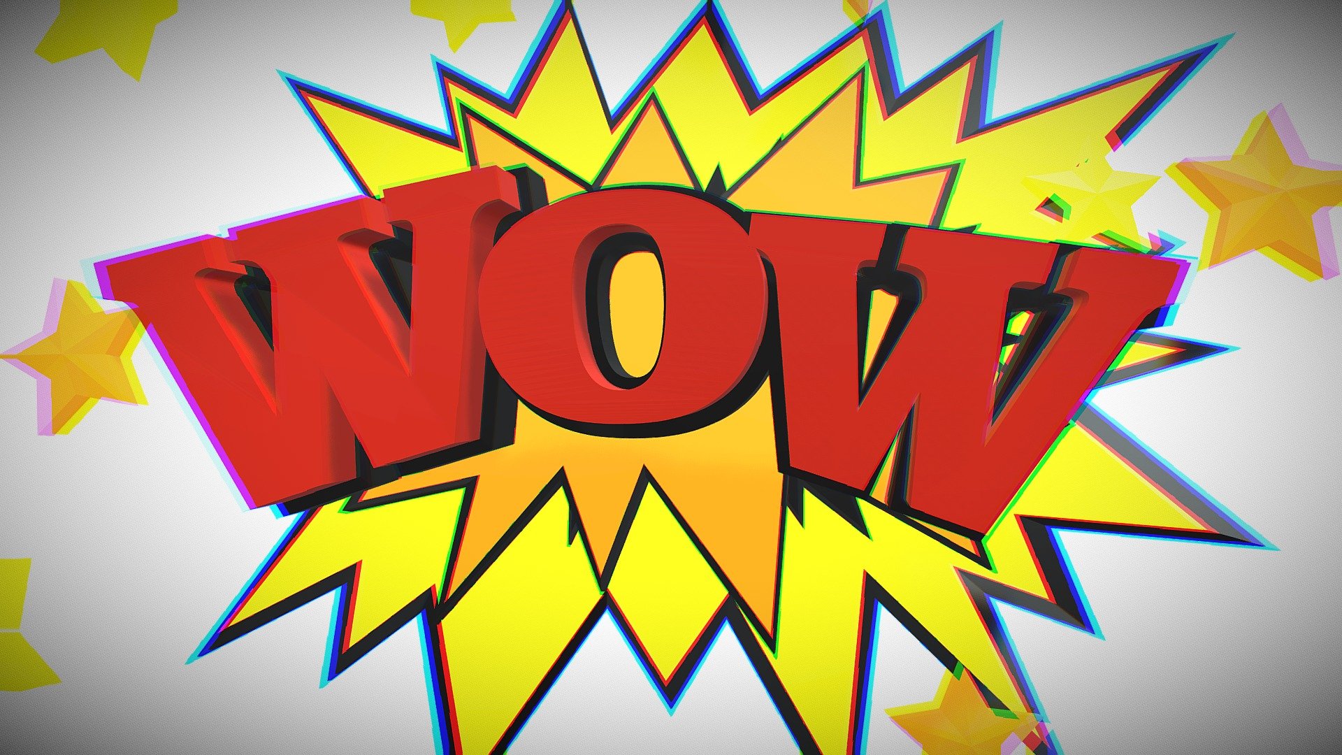 "Wow" FX for AR animated - Buy Royalty Free 3D model by KamillaKraus ...