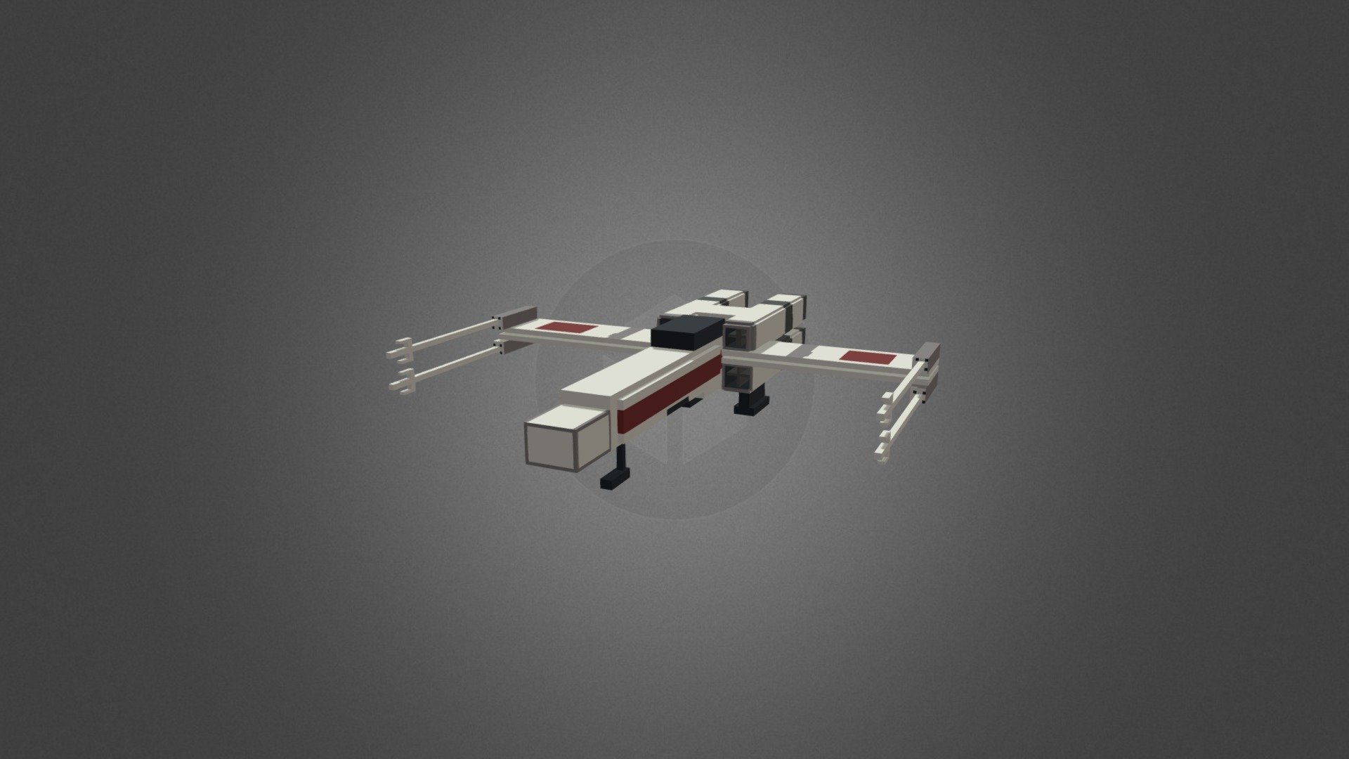 X-Wing Red One (Bedrock Model) - Buy Royalty Free 3D model by ...