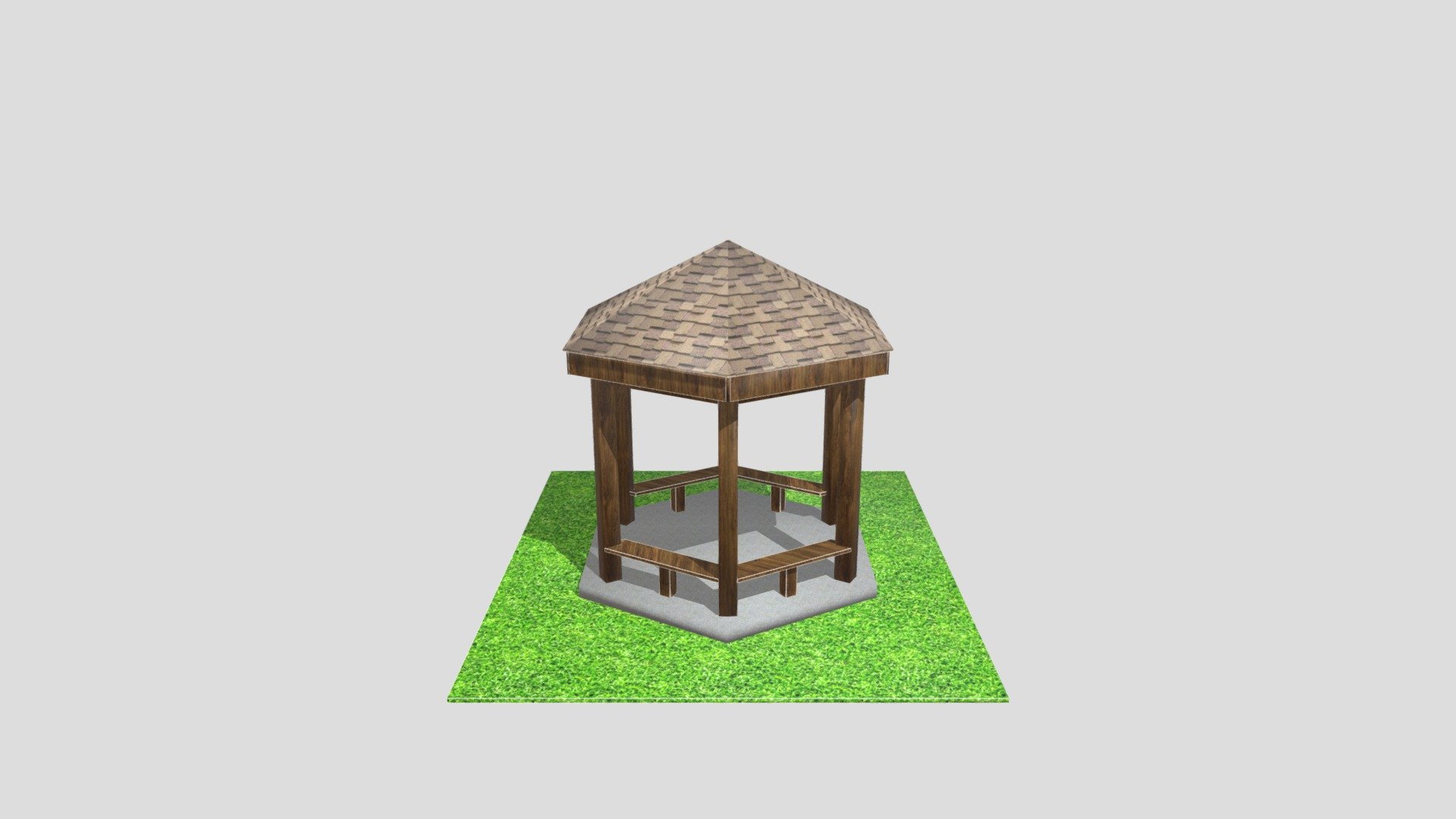 Gazebo - 3D model by zhekag [bd7c877] - Sketchfab