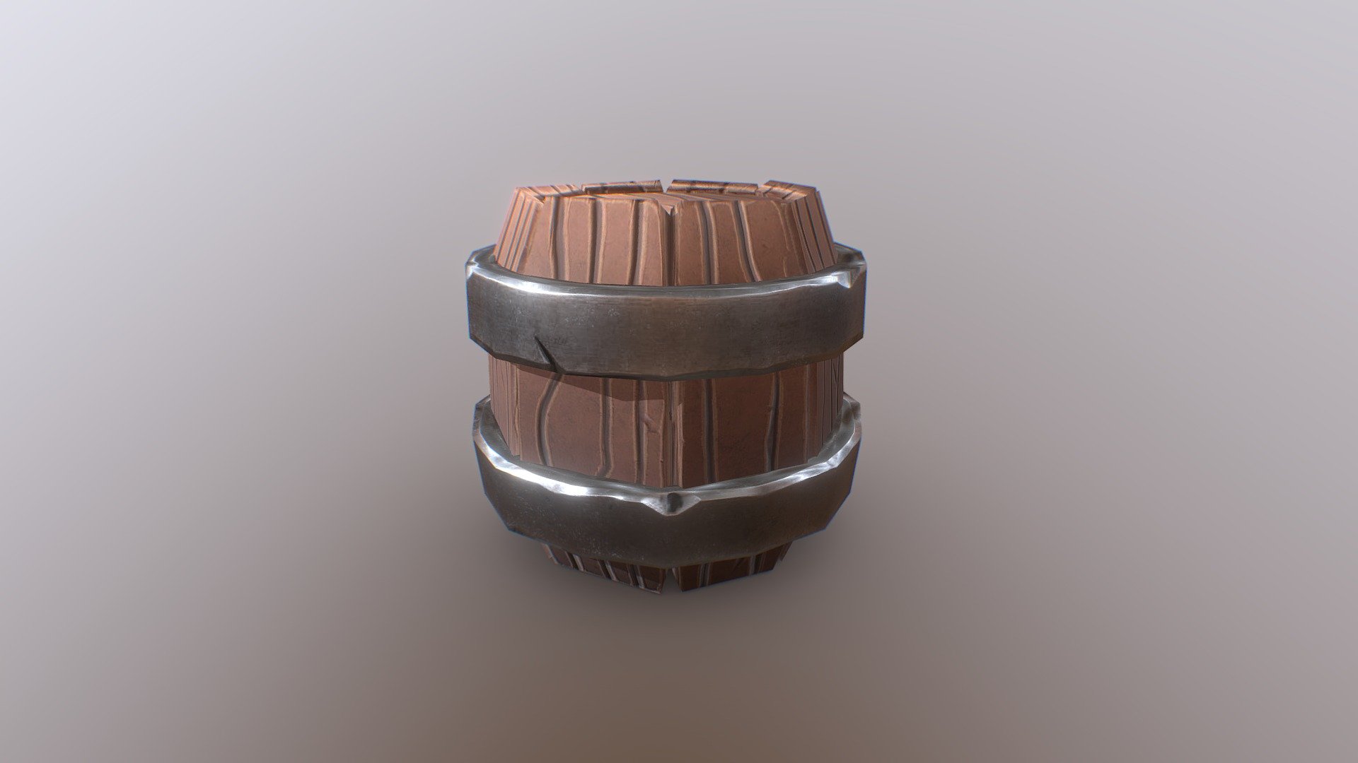 Stylized Props : Barrel - 3D model by LungJun Factory (@LungJunFactory ...