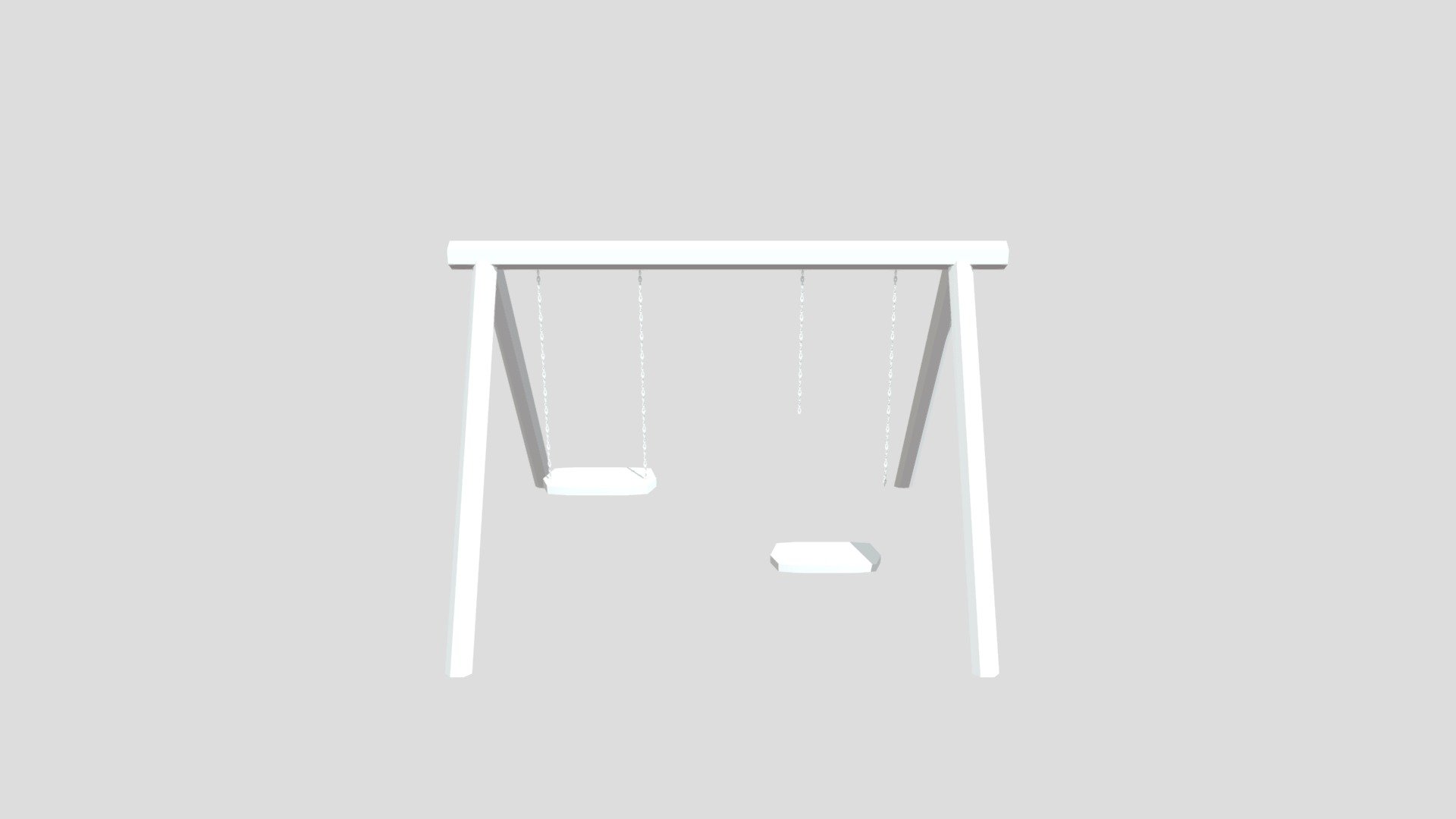 Broken playground swings - Download Free 3D model by Coswalker [bd7d34a ...