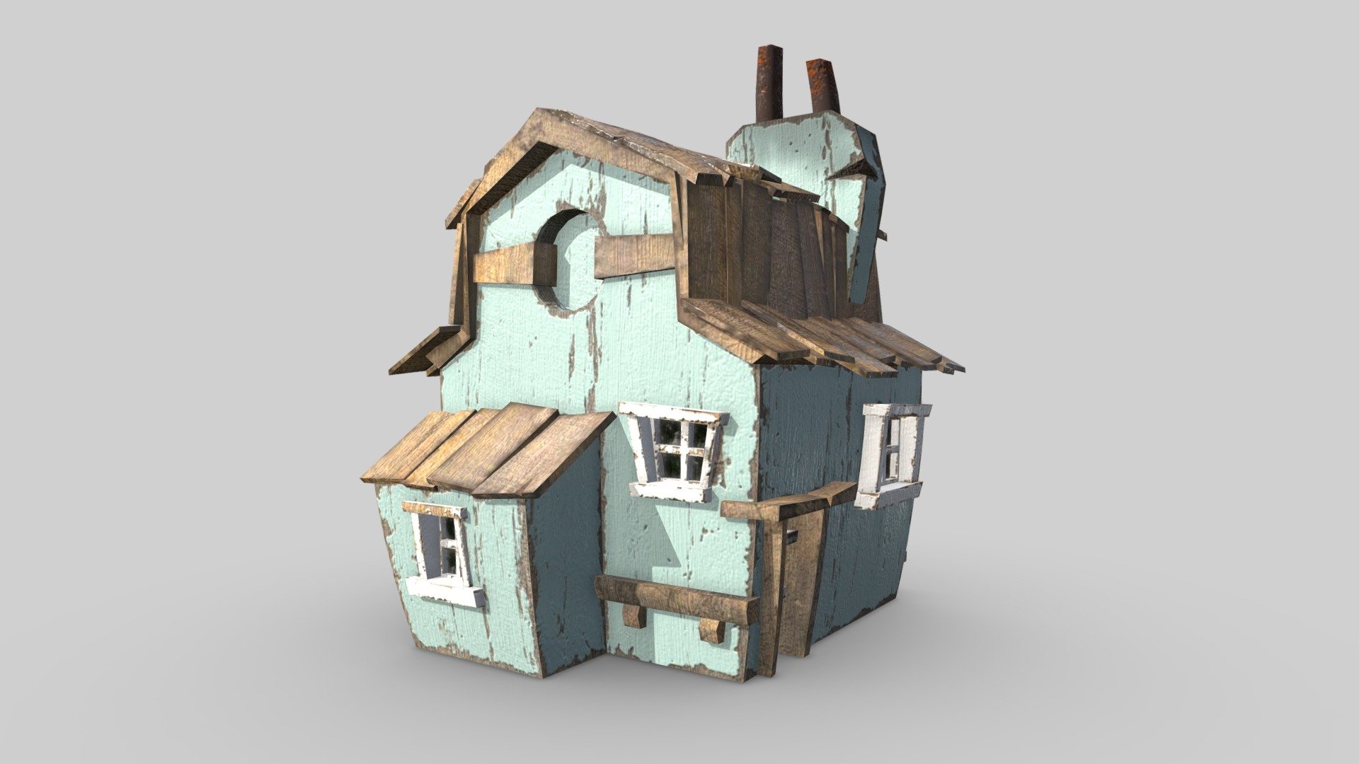 Old Dirty Toy House - 3D model by Olga Melikhova (@Lola08) [bd7ed97 ...