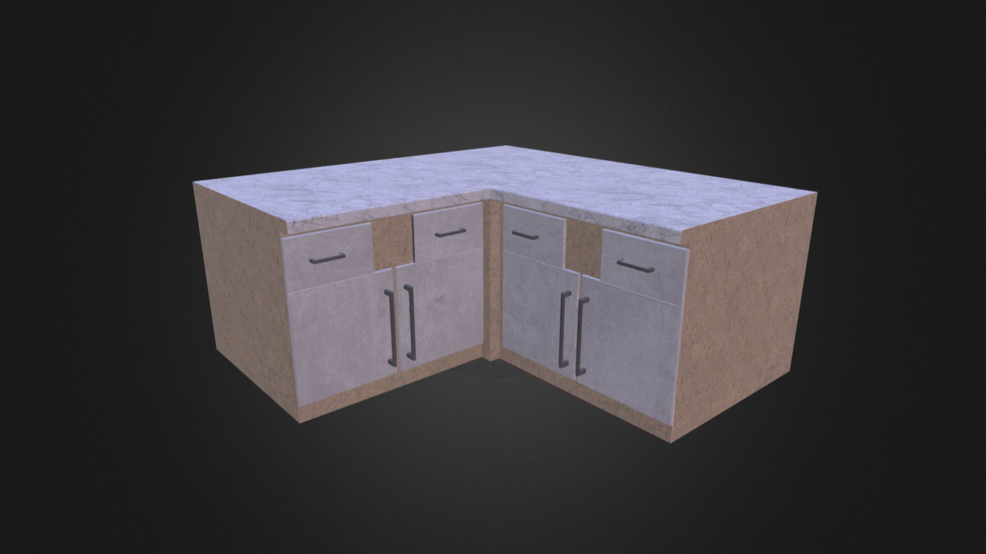 Counter Corner - 3D model by ArnoldPaliulis [bd8380c] - Sketchfab