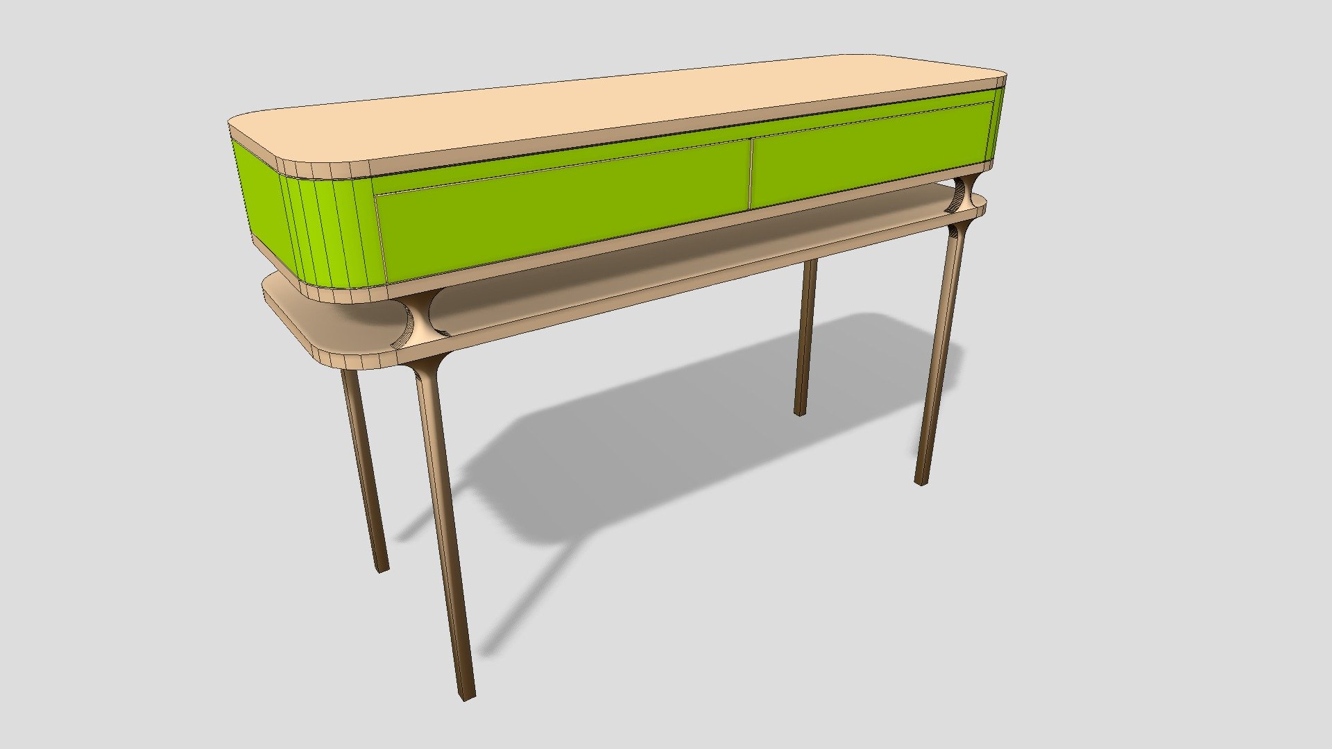 console table - 3D model by creator1999 [bd88cf2] - Sketchfab