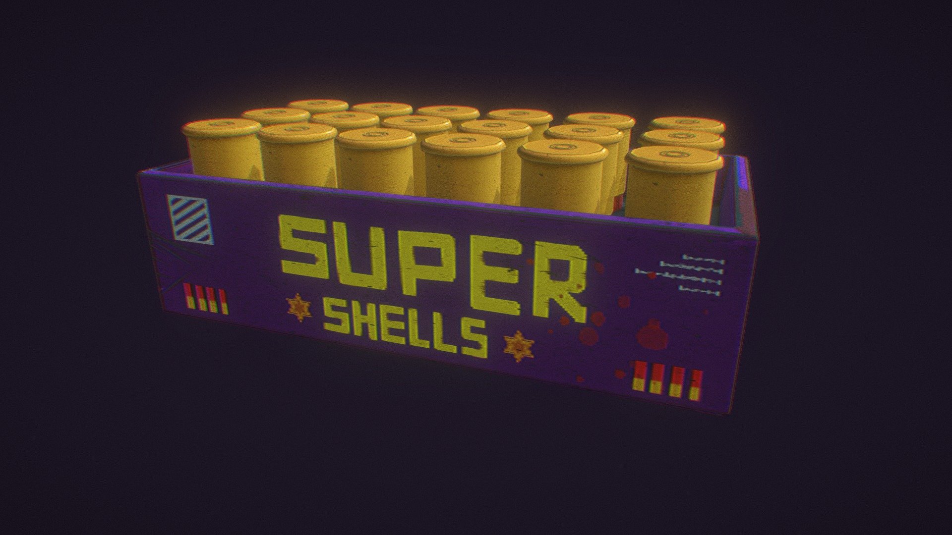 Shotgun Shells Box [ Low - Poly ] - Download Free 3D model by lalit ...