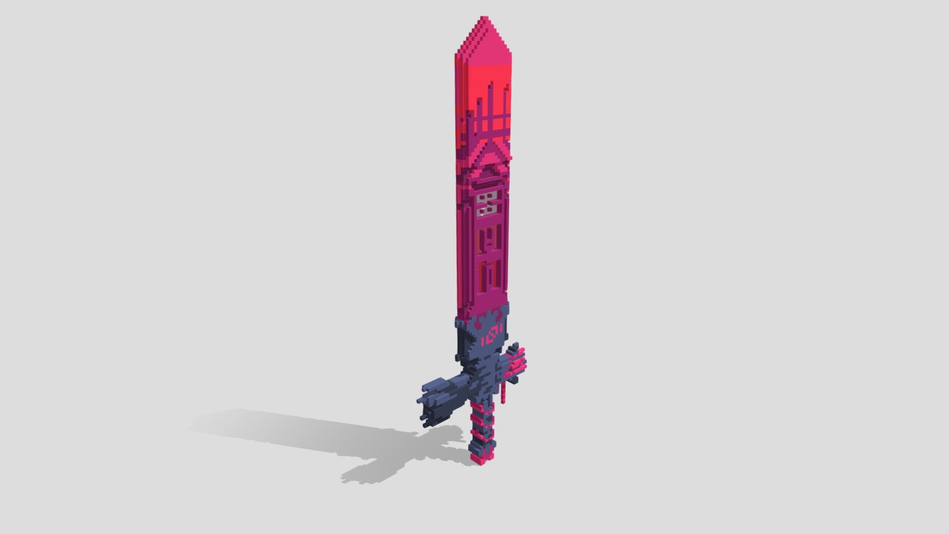 Pink Sword - Download Free 3D model by Sollner [bd8b75b] - Sketchfab