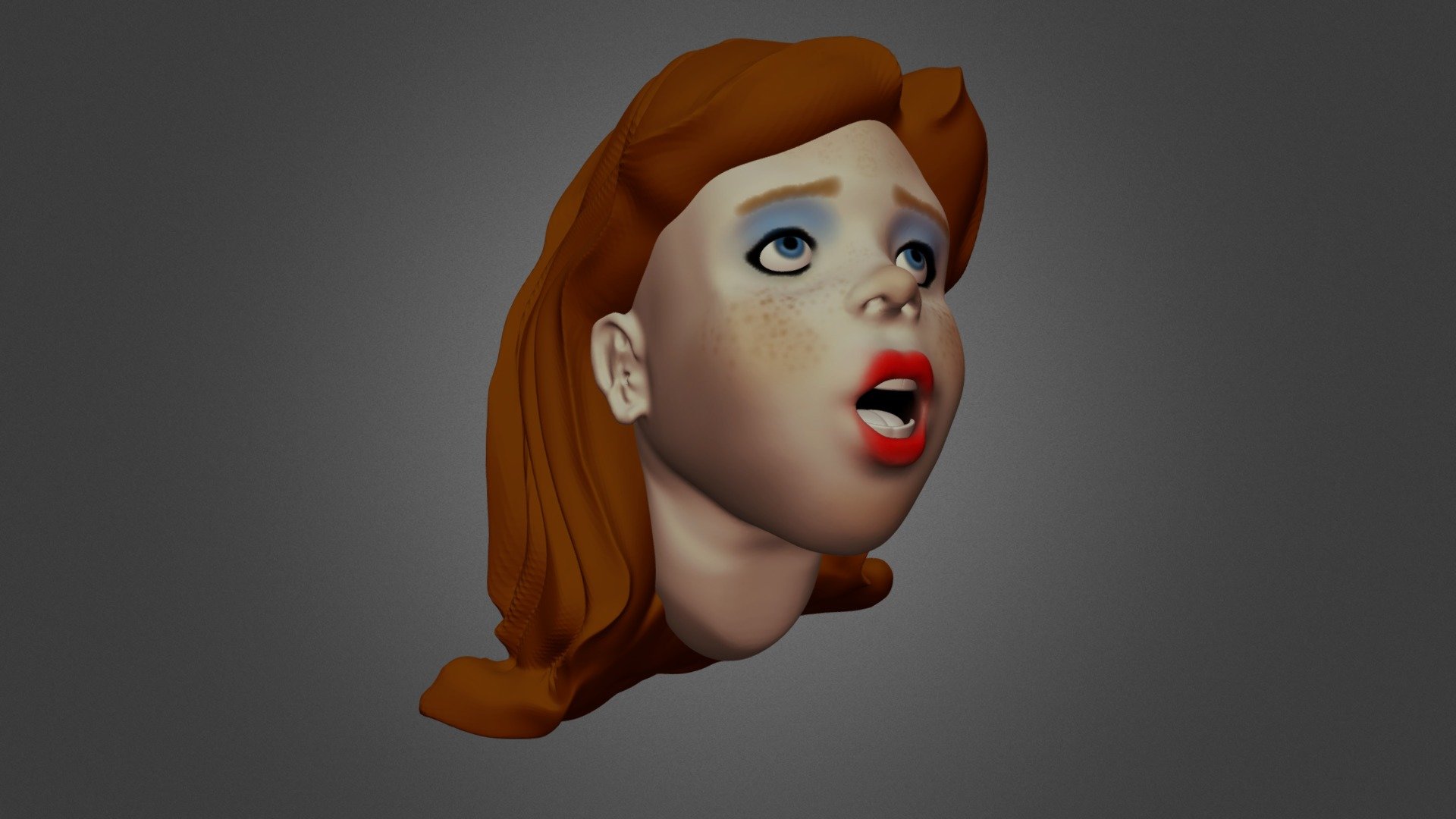 Singing Girl - 3D model by rick.reedra [bd8c016] - Sketchfab