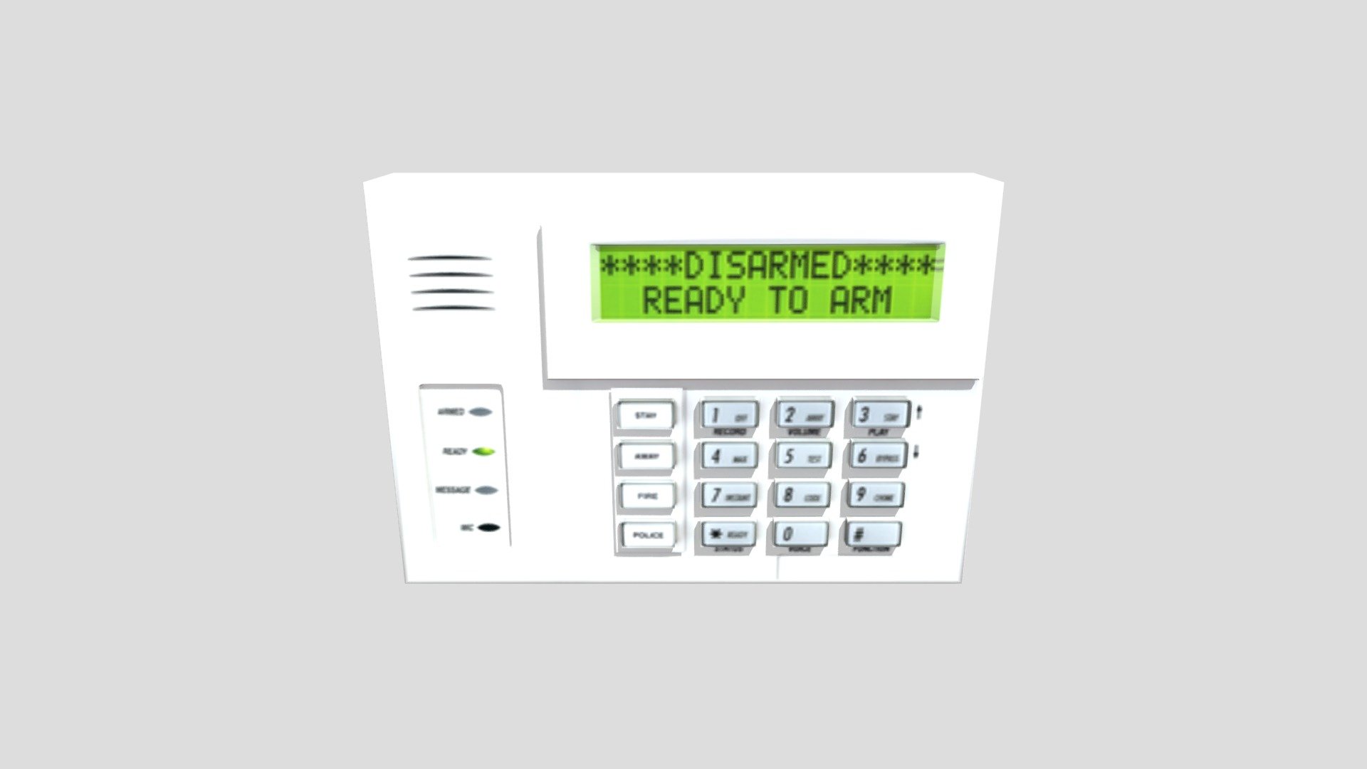 Alarm System Control Panel - Download Free 3D model by Einheri [bd8c72a ...