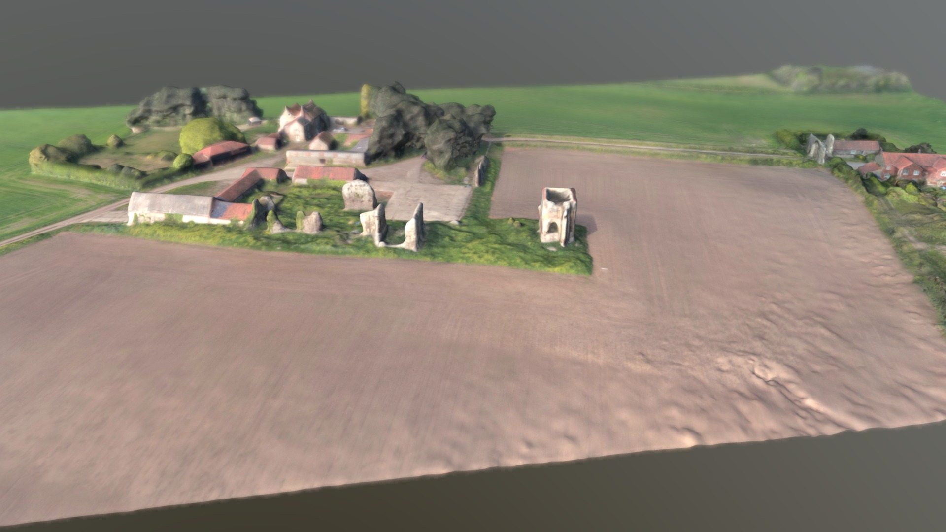 Bromholm Priory - 3D model by Paston600 [bd8d296] - Sketchfab