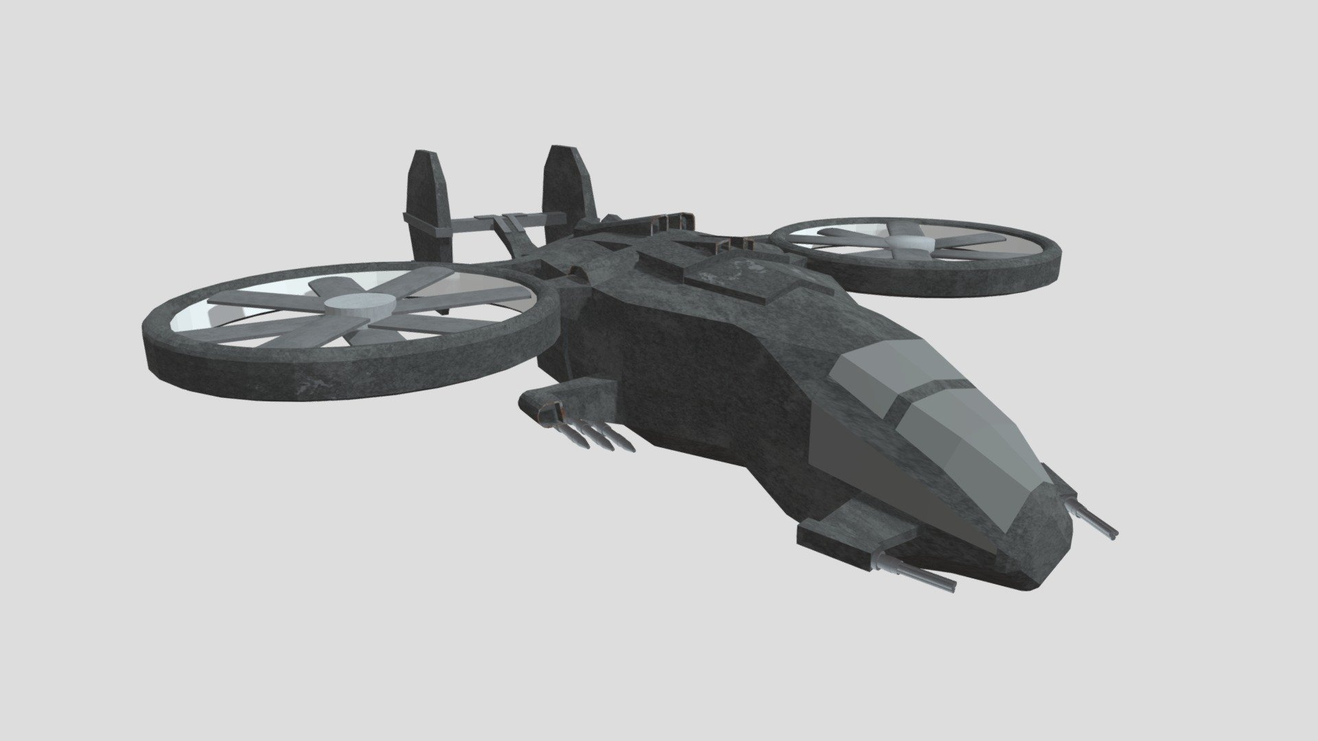 HoverCraft - Download Free 3D model by ItsGamertor [bd8eae7] - Sketchfab