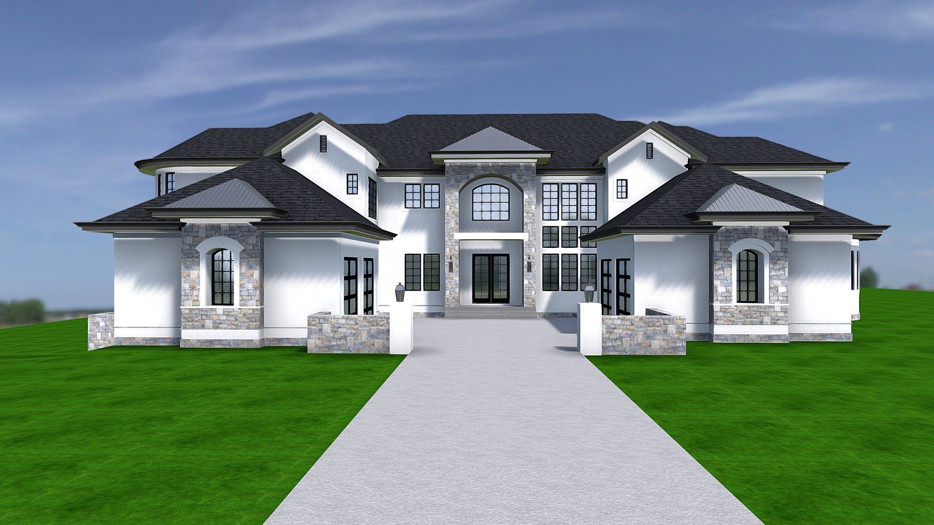 Horsley 2 - 360 spin model of 3D house - 3D model by Render3DQuick ...