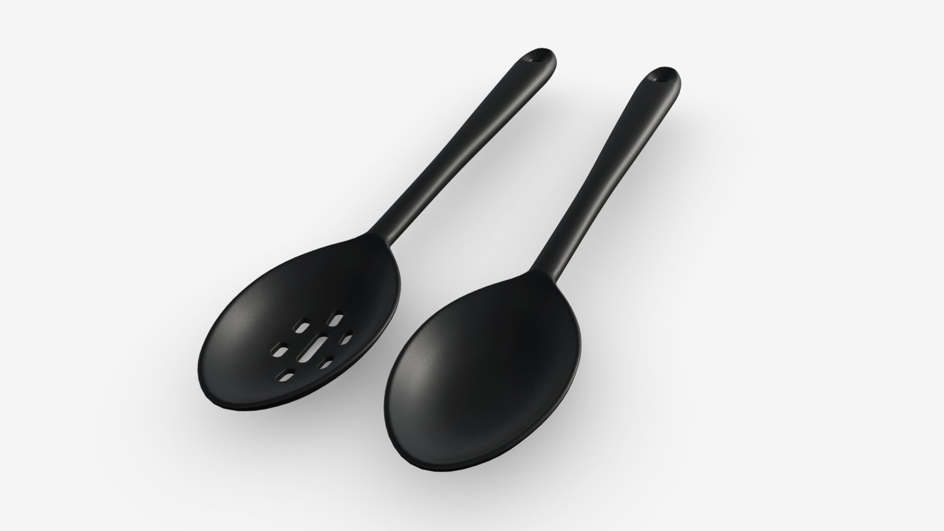 Cooking spoon 2-piece set - Buy Royalty Free 3D model by HQ3DMOD ...