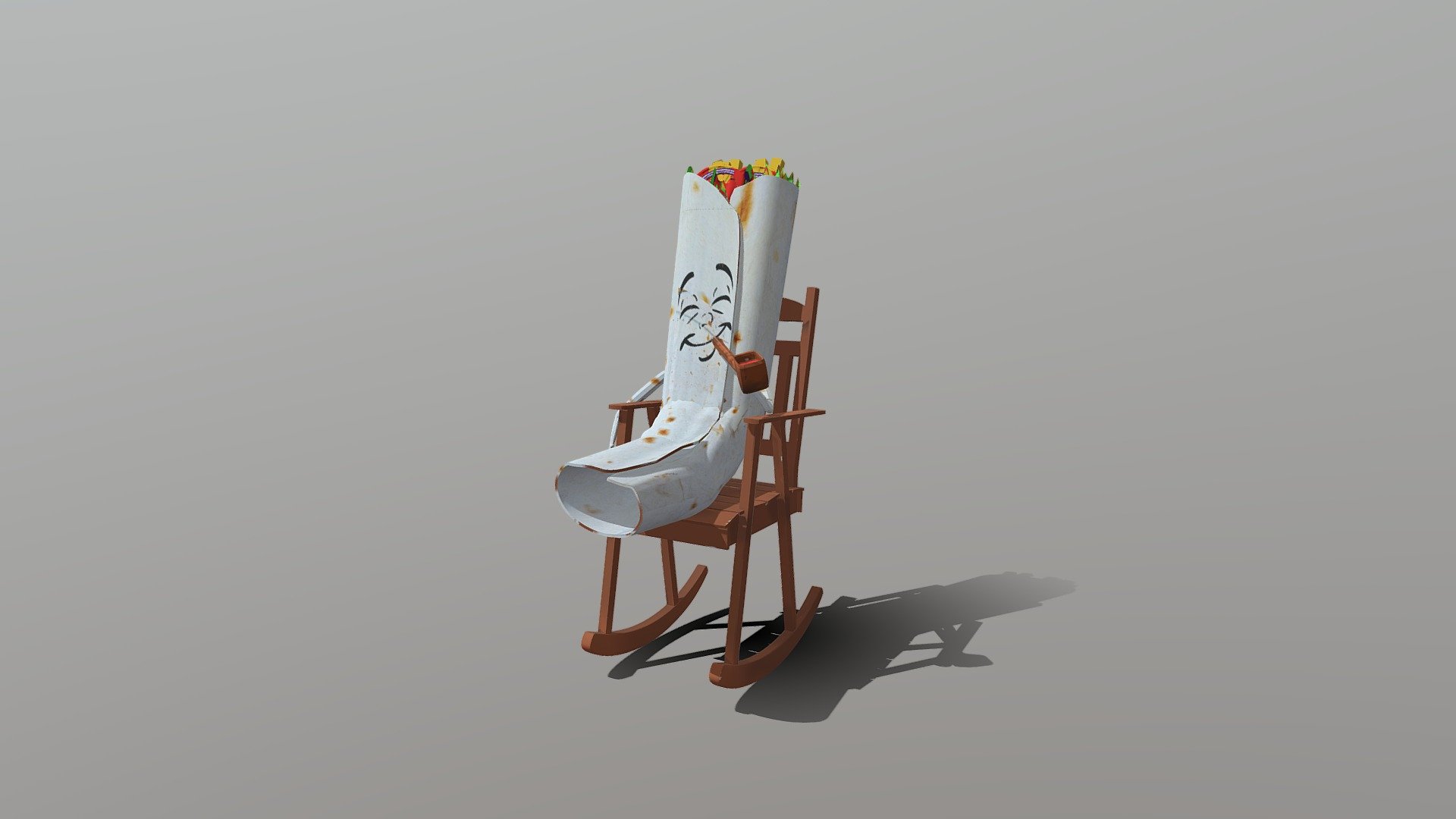 Funy shawarma - Download Free 3D model by slavashatrovoy [bd91397 ...