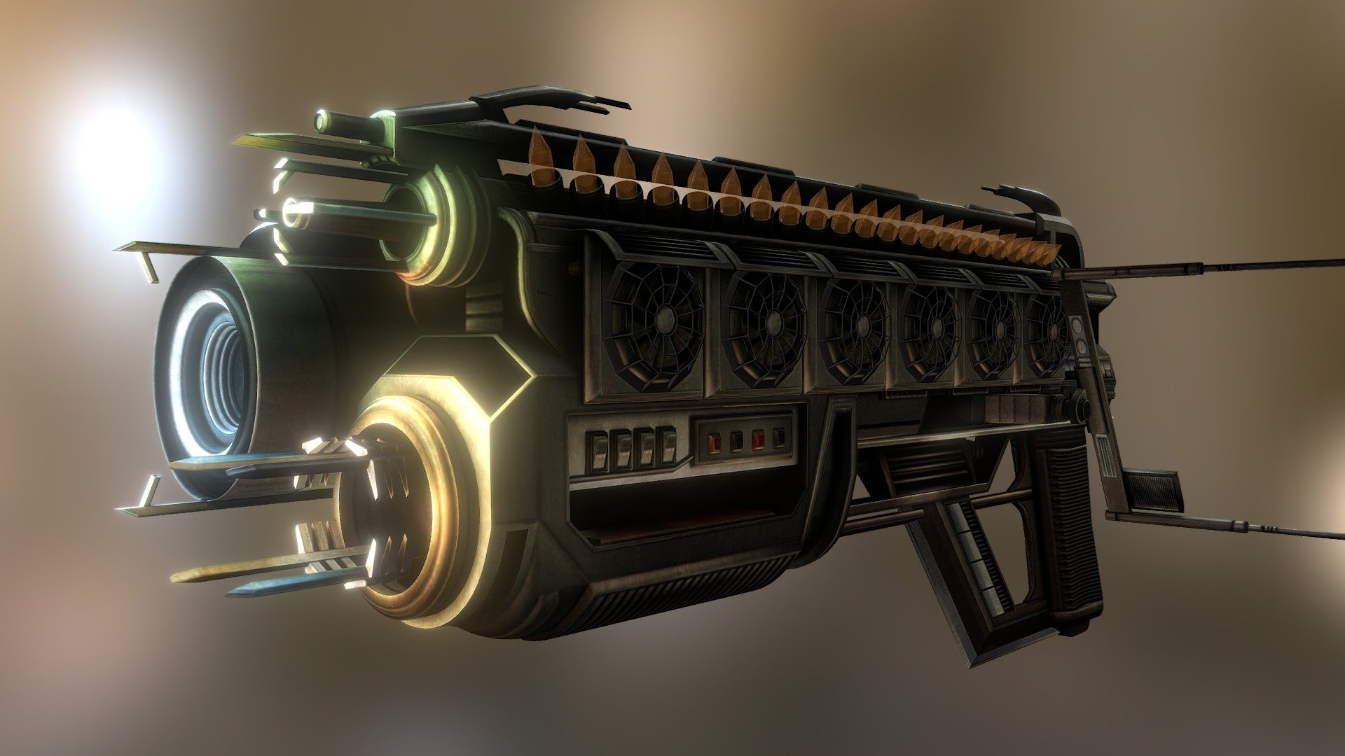 Secret Gun 0.95 - 3D model by 3DHaupt (@dennish2010) [bd92f1b] - Sketchfab