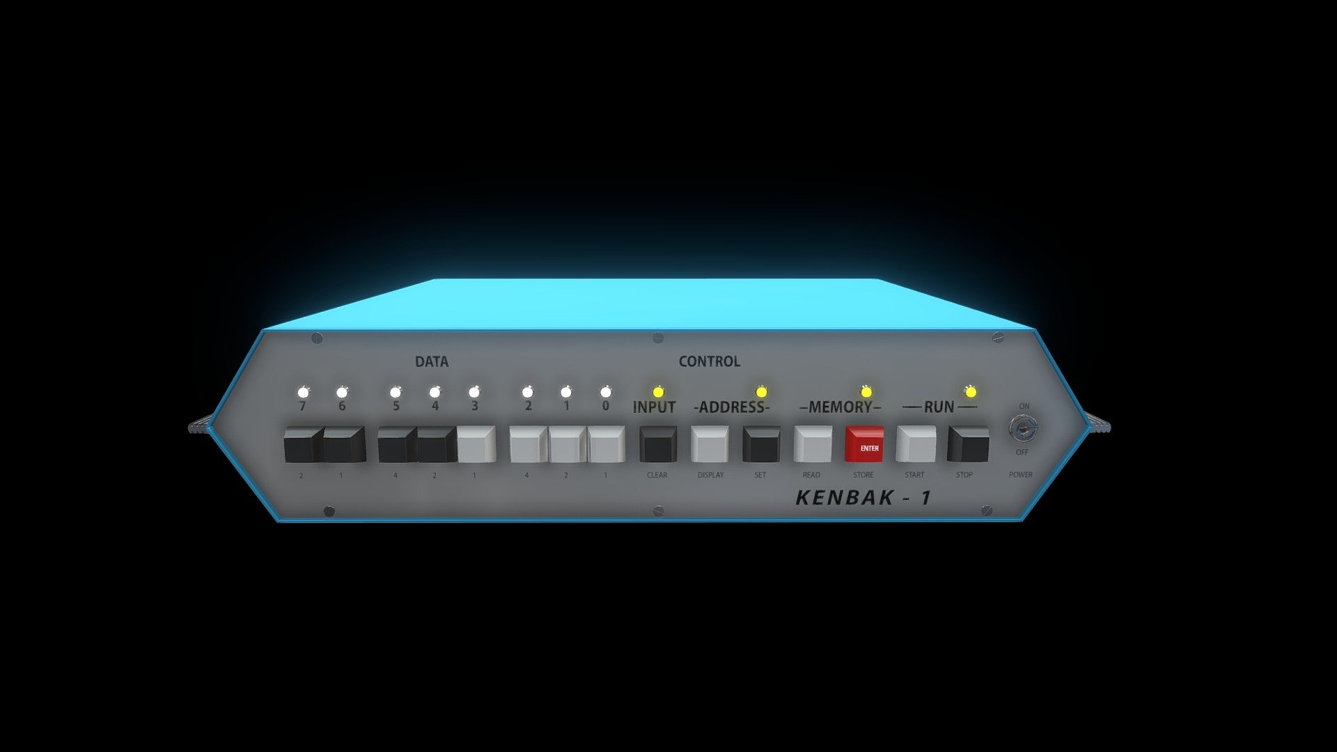 Kenbak-1 // First Personal Computer - Download Free 3D model by ...