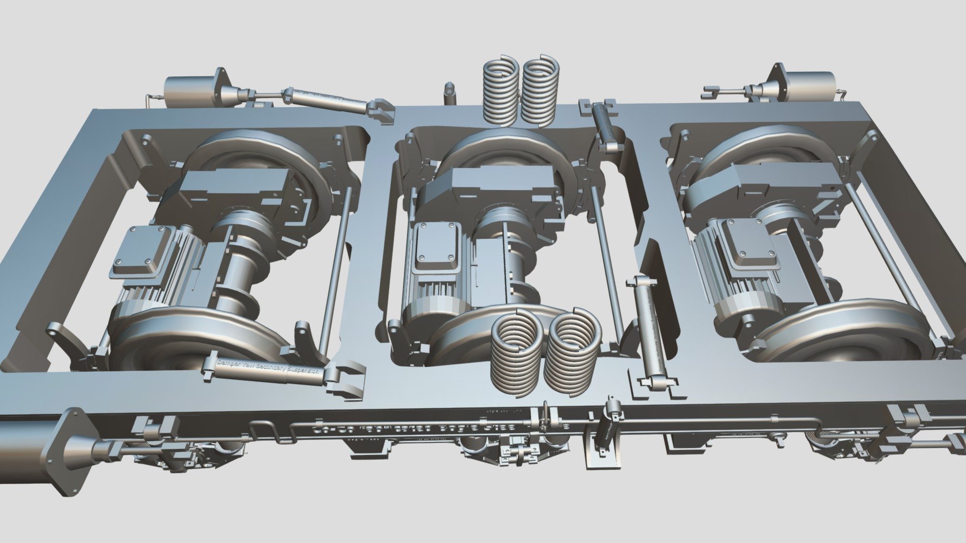WAG9 FREIGHT LOCOMOTIVE BOGIE INDIAN RAILWAY - 3D model by John Galt (@yadvendu) [bd9382c ...