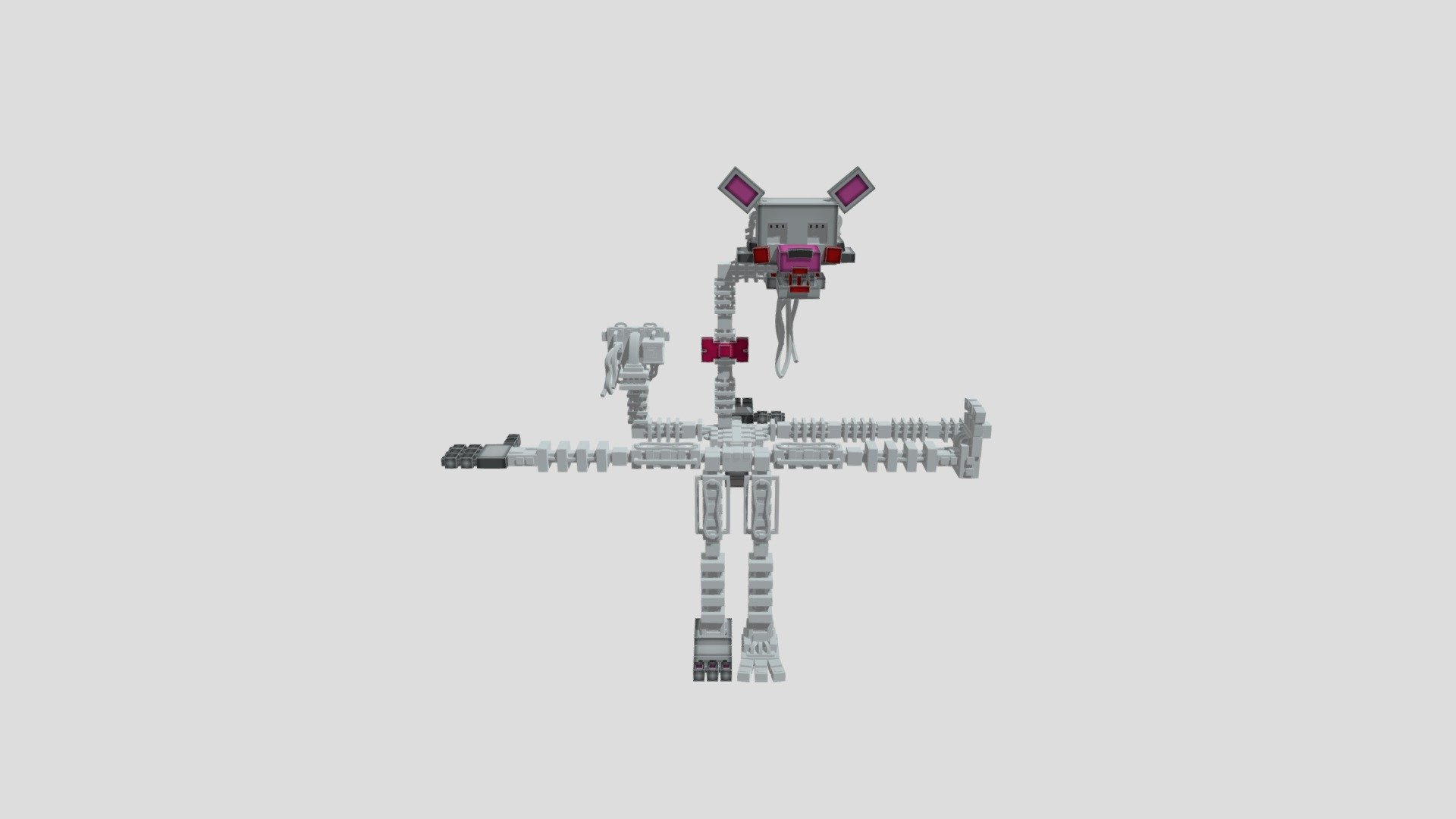 Mangle - 3D model by Freddy_Fazbear (@LBSCR_E2_No.100) [bd94689 ...