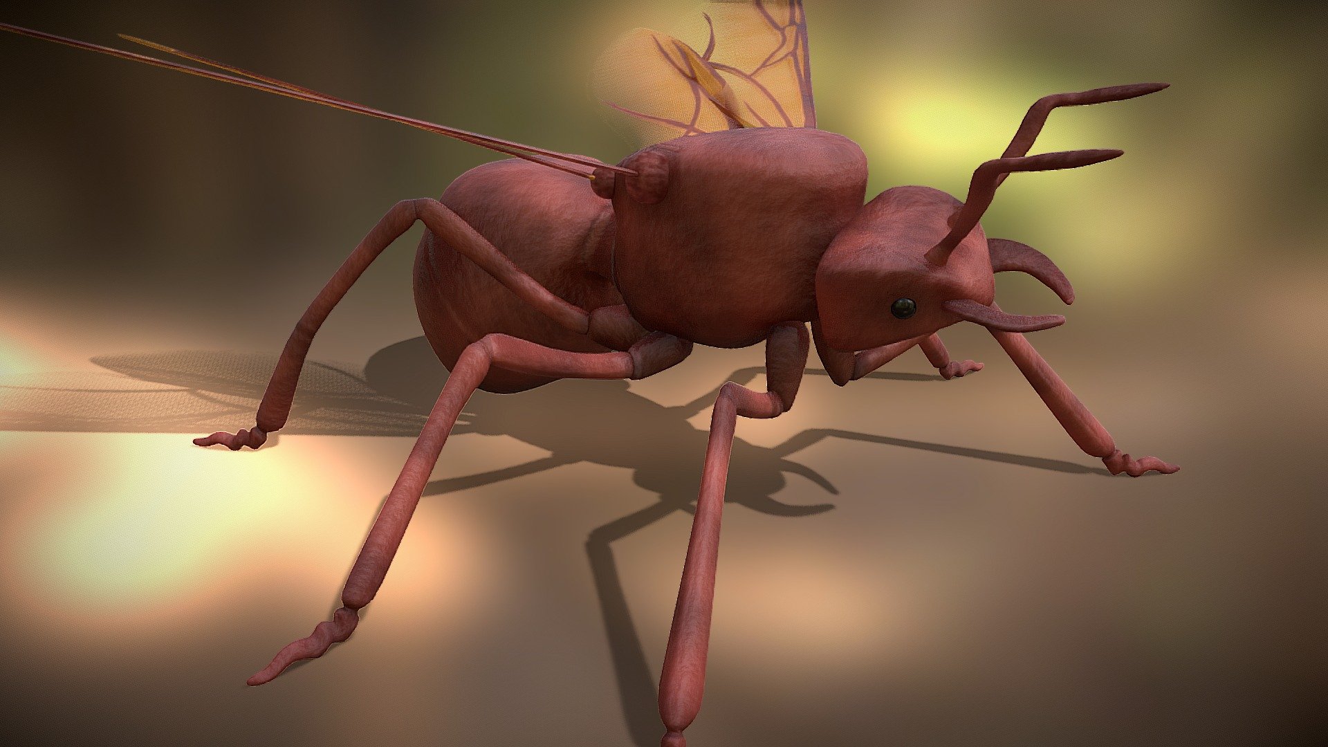 Ant With Wings - Buy Royalty Free 3D model by Hivrtoon [bd94ae8 ...