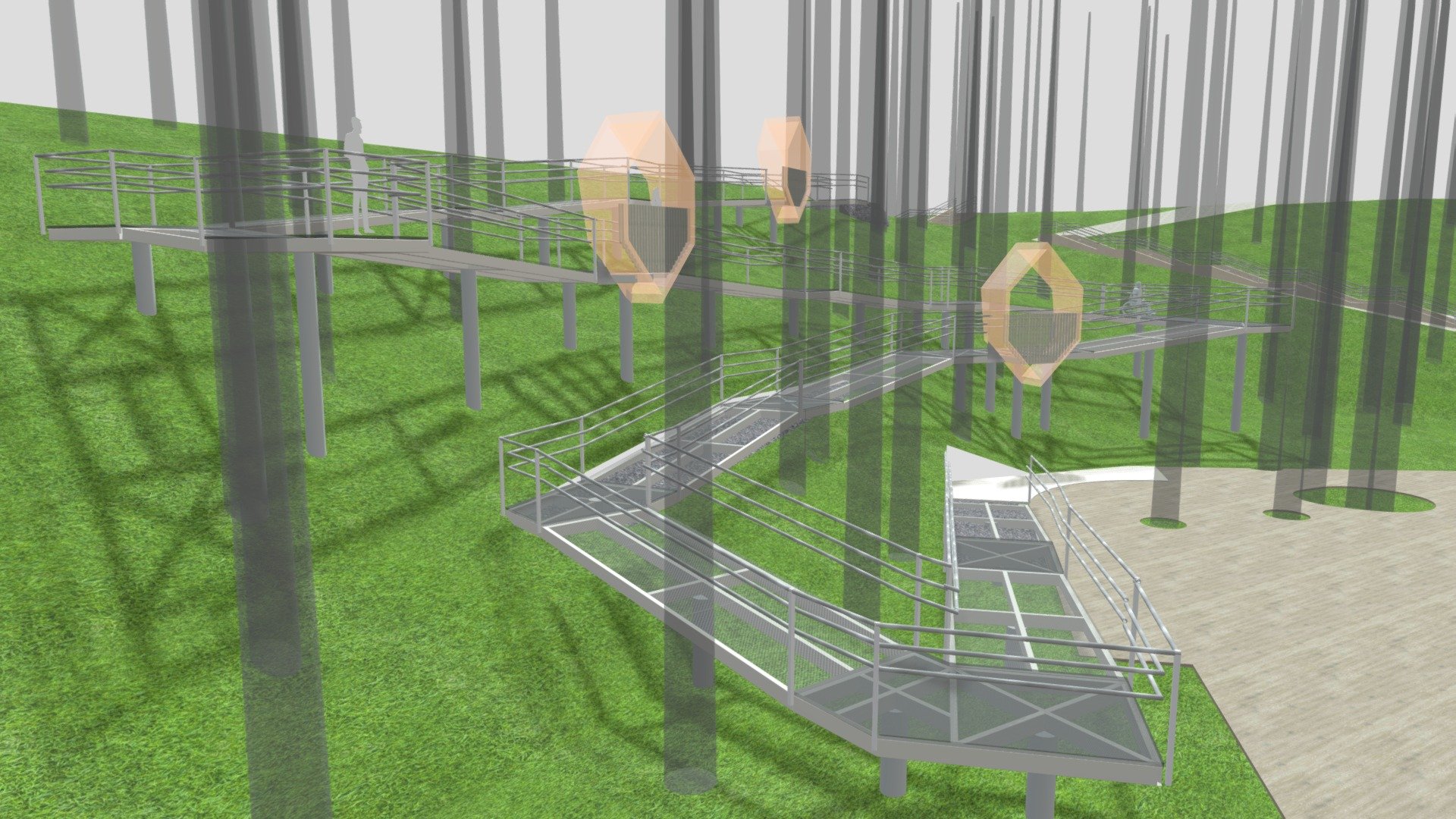 Raised path 1 2 - 3D model by adilarch [bd94d24] - Sketchfab